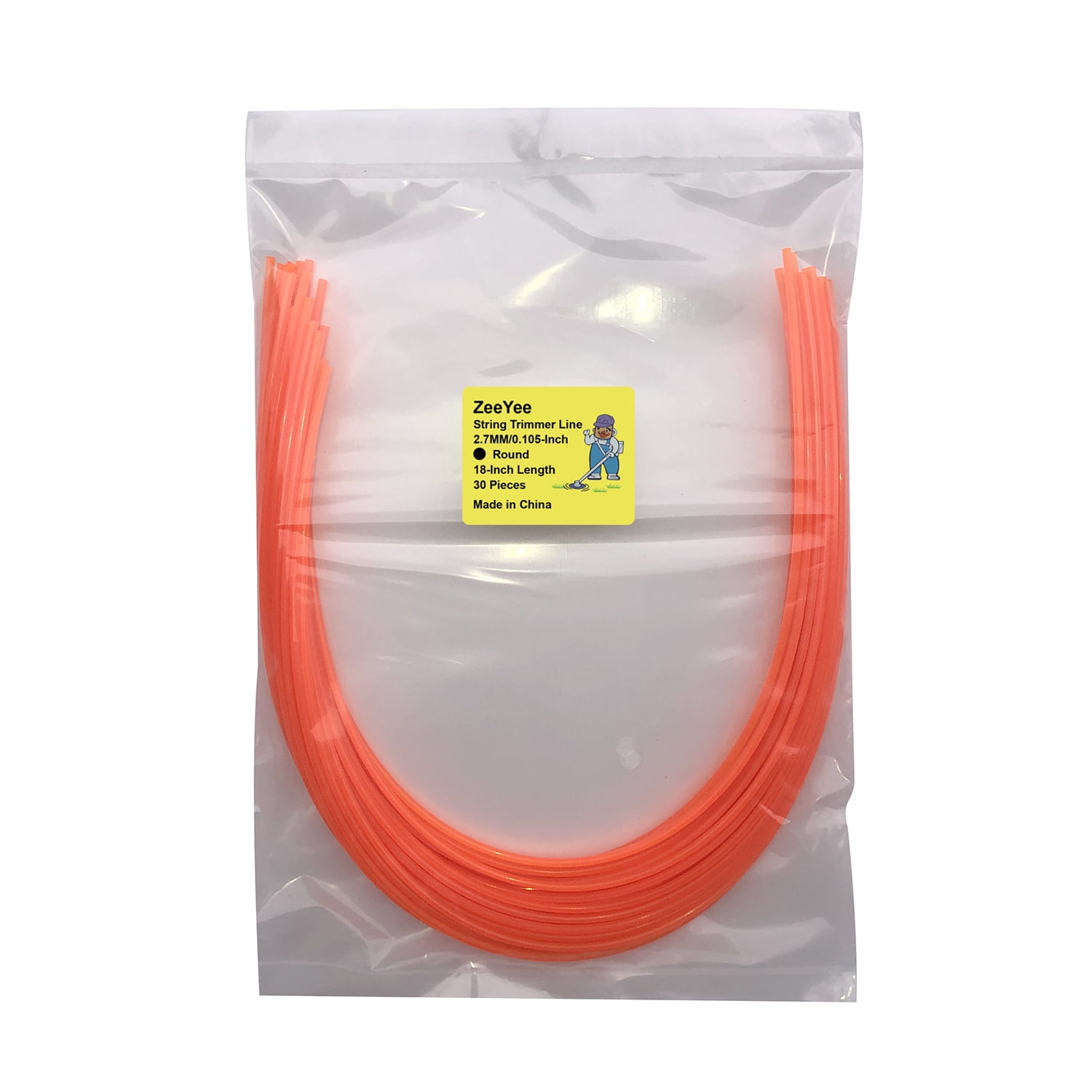 ZeeYee 30 Pieces PreCut Round .105 Inches by 18 Inches Length String ...