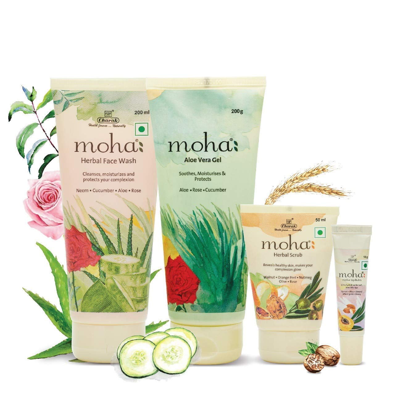 Zeeke moha: Face Essentials Kit For Men & Women Includes Face Wash (200 ...