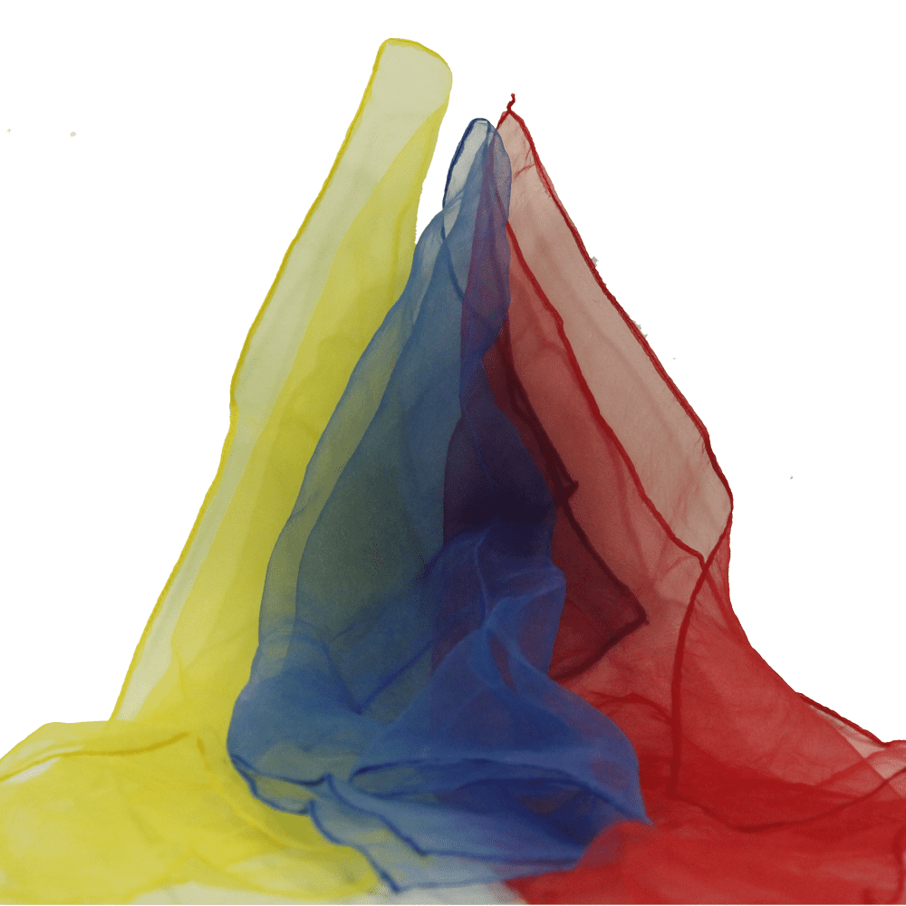 Zeekio Beginner Juggling Scarves Set of 3 (Red Blue Yellow) - Walmart.com