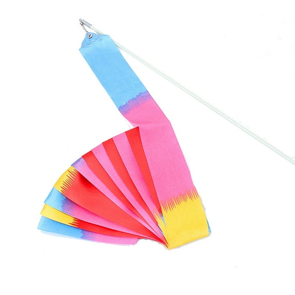 Zeekio Chinese Dance Ribbon (Flame Multicolor) - Walmart.com