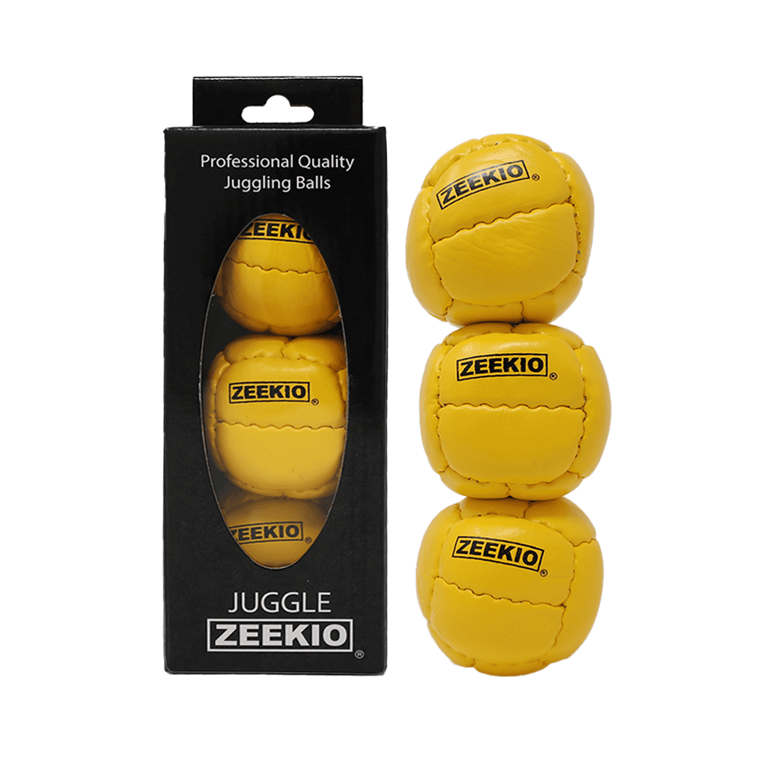 Zeekio Galaxy Juggling Balls - Premium 12 Panel Genuine Leather Balls ...