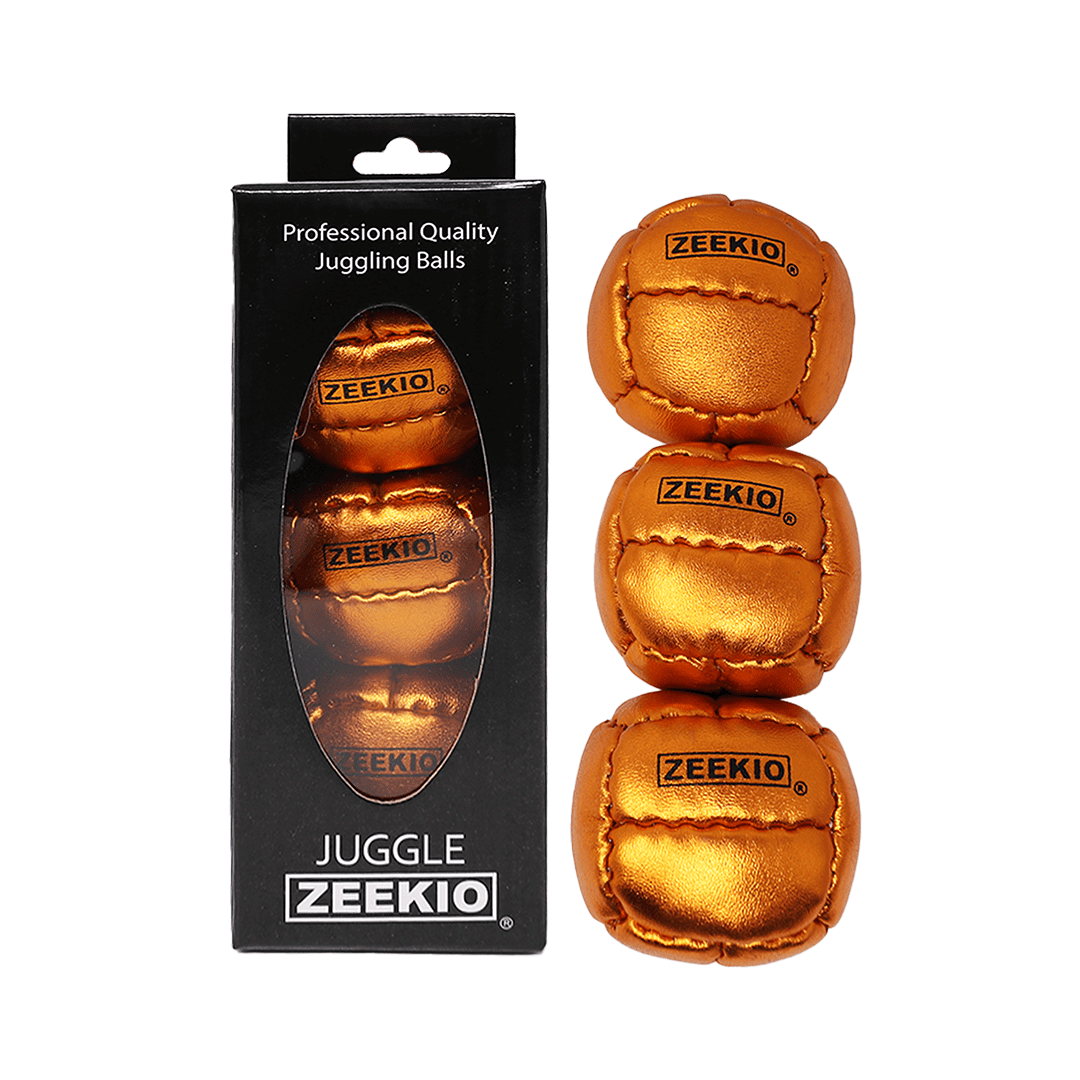 Zeekio Juggling Balls Premium Galaxy - [Pack of 3], Synthetic Leather ...
