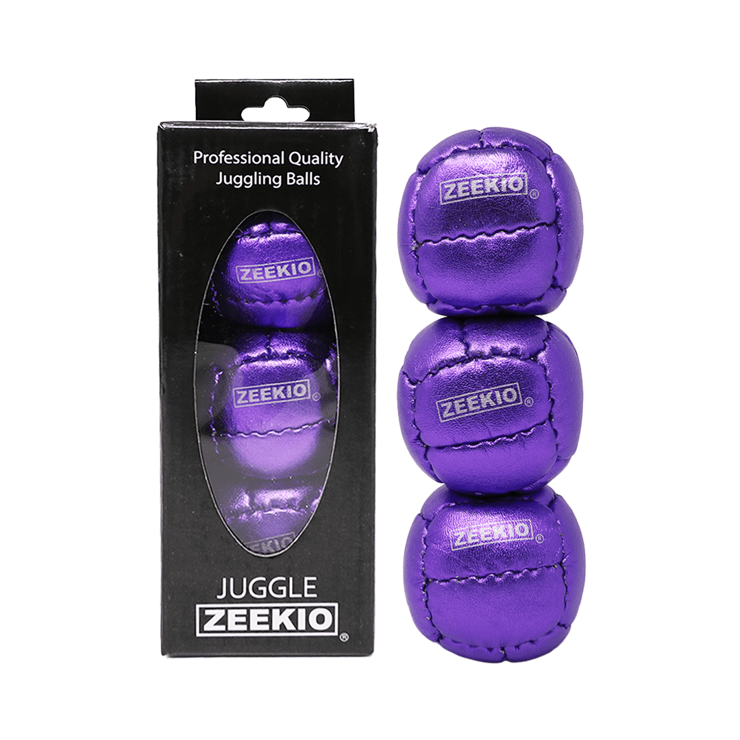 Zeekio Juggling Balls Premium Galaxy - [Pack of 3], Synthetic Leather ...