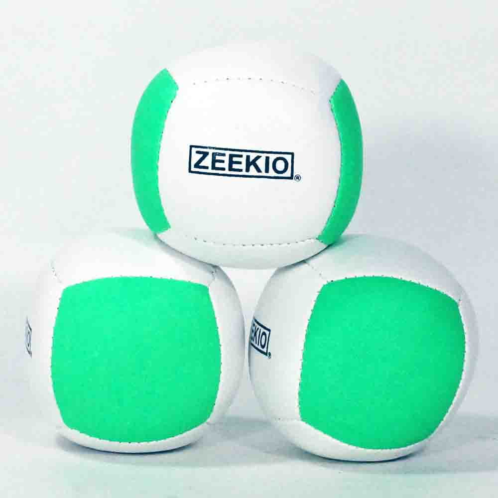 Zeekio Lunar Juggling Balls - 110g Professional UV Reactive 6 Panel ...