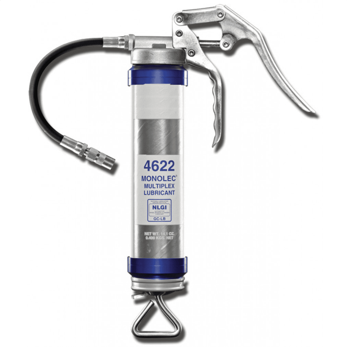 Zeeline by Milton Pistol Powder-Coated Grease Gun w/ Whip Hose ...