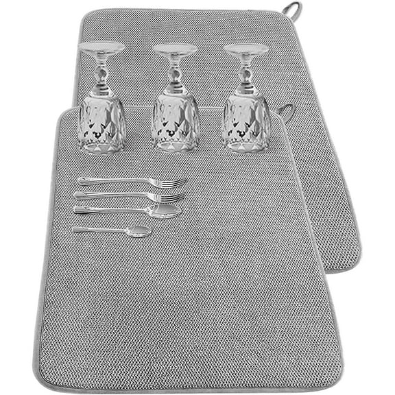 Easter Dish Drying Mat Bunny Eggs Spring Drying Matt Kitchen Counter ...