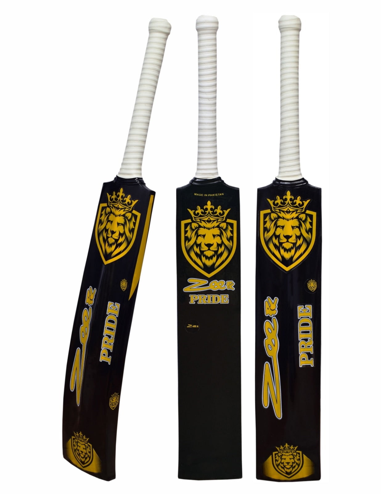 Zeepk Cricket Bat Tennis Tape Ball PRIDE 4.5 Inch Blade Short Full Cane ...
