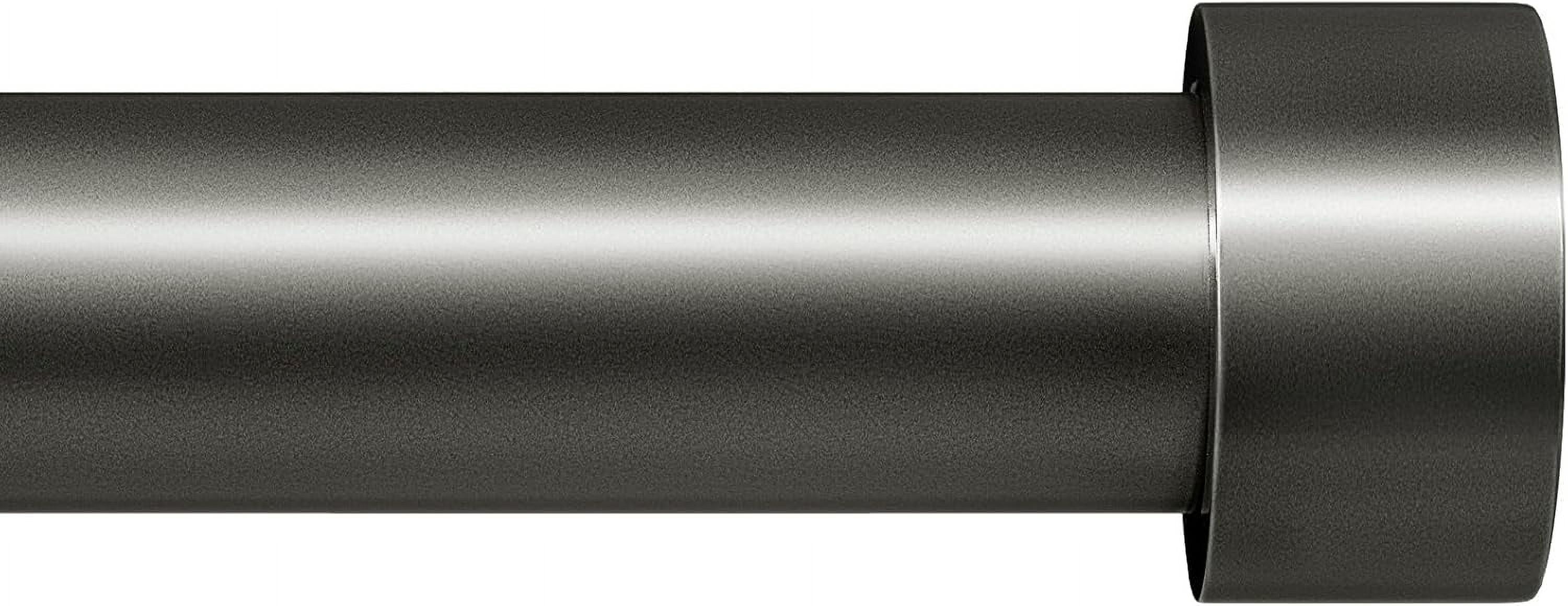 Zeerobee Curtain Rods for Windows 48 to 84, 1 Inch Heavy Duty Drapery ...