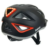 Zefal Universal Dial Fit Light-Up Bike Helmet with LED Light and Visor ...