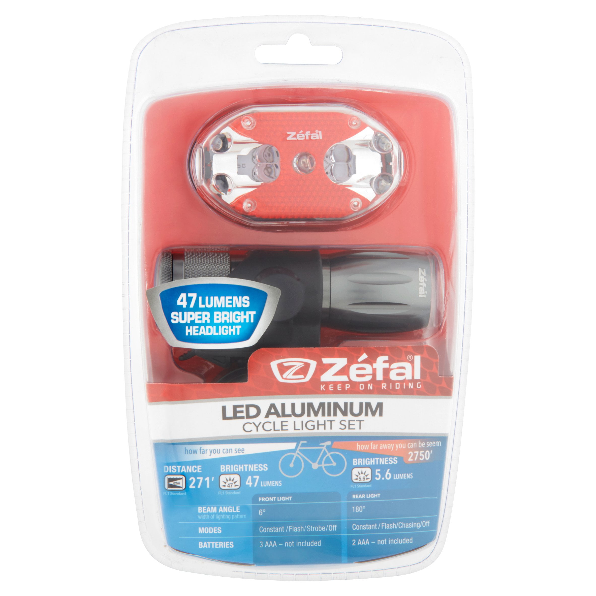 Zefal Led Aluminum Cycle Light Set - Walmart.com