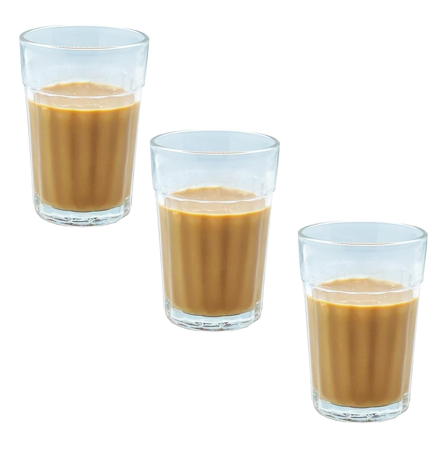 Zegel Chai Glass Tea Glasses Set of 3 Antique Tea glass Chai Glass Set ...