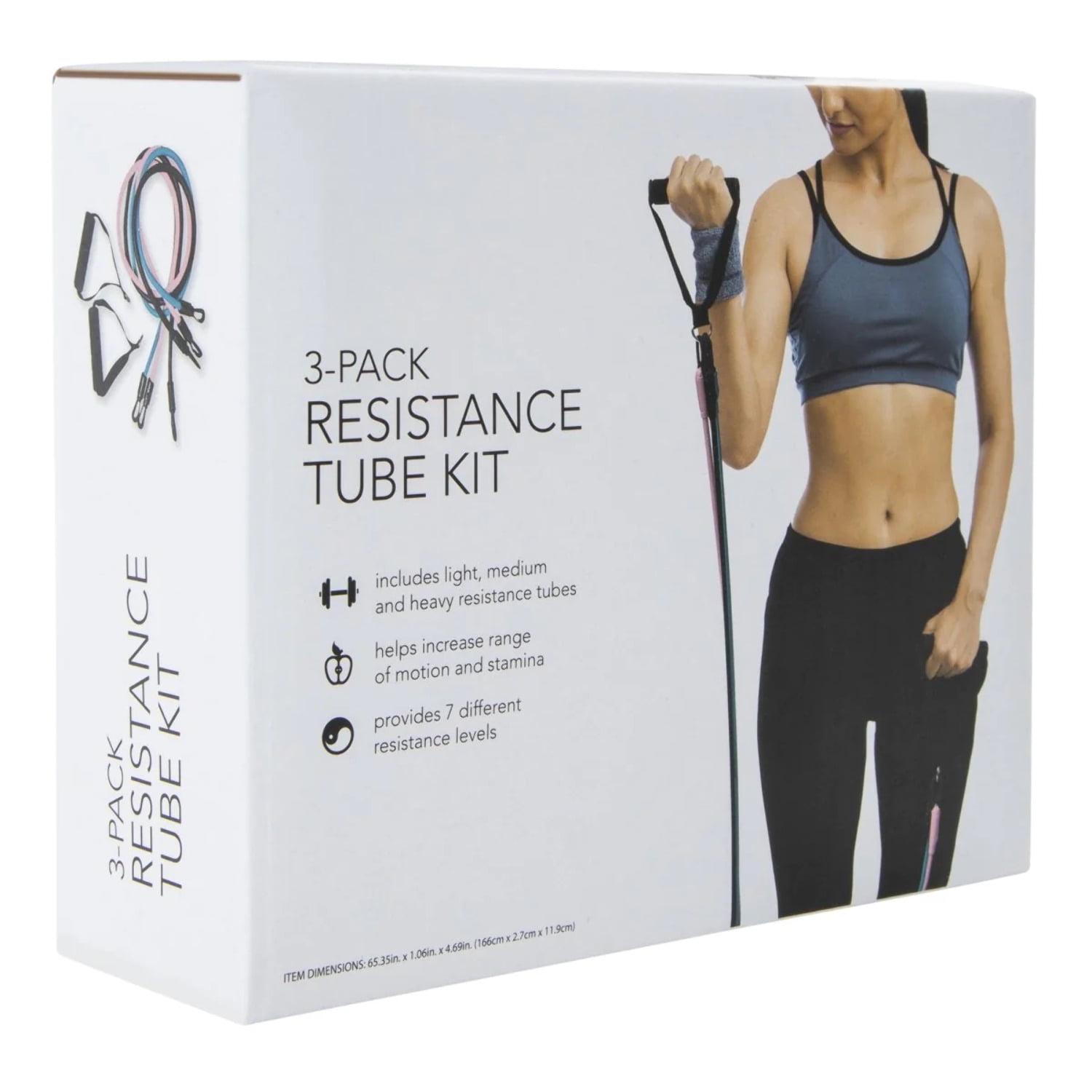 Zegsy resistance tube kit 3-pack - Walmart.com