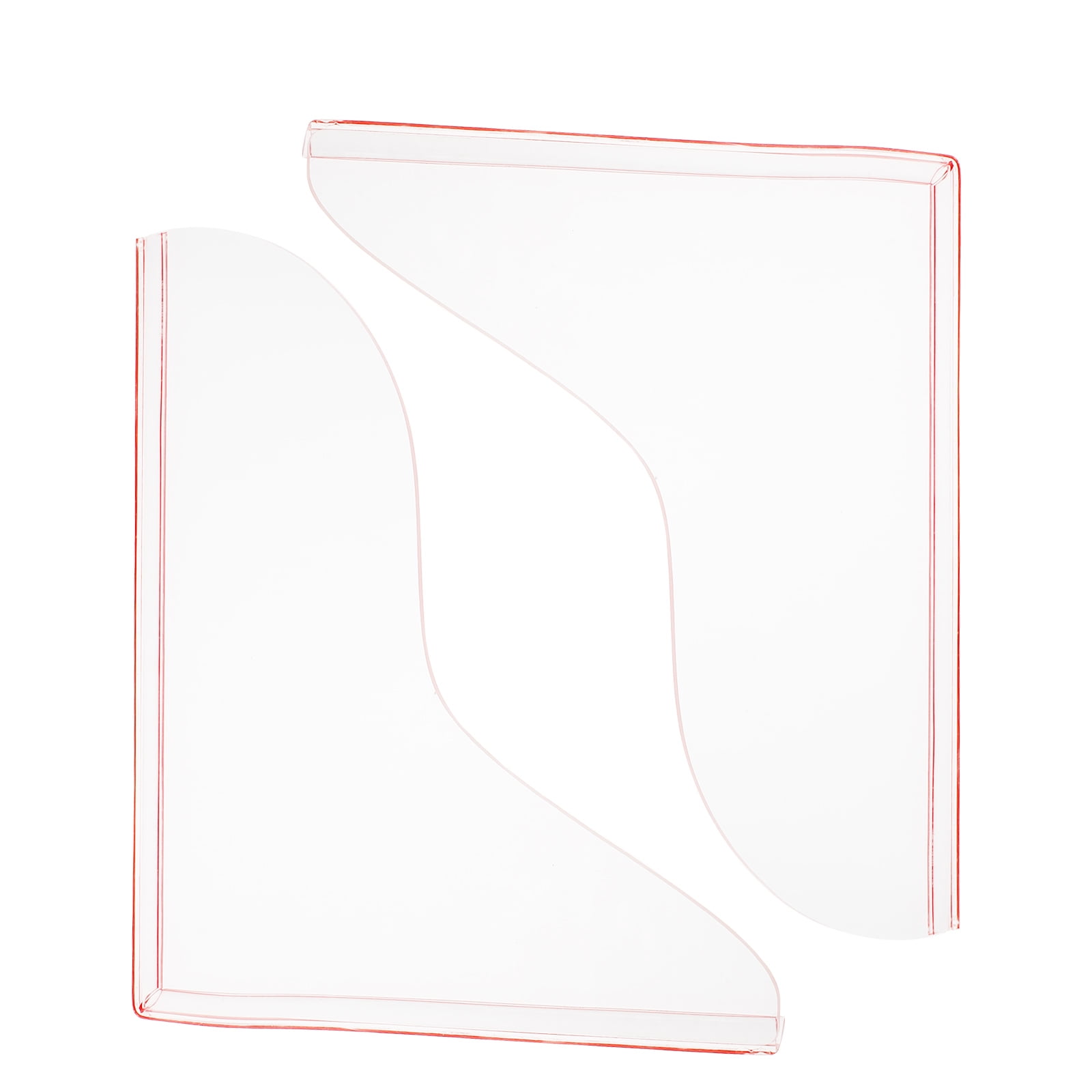 Zehuanyu 1 Pair Clear Bathtub Corner Splash Guard Bathroom Shower Water ...