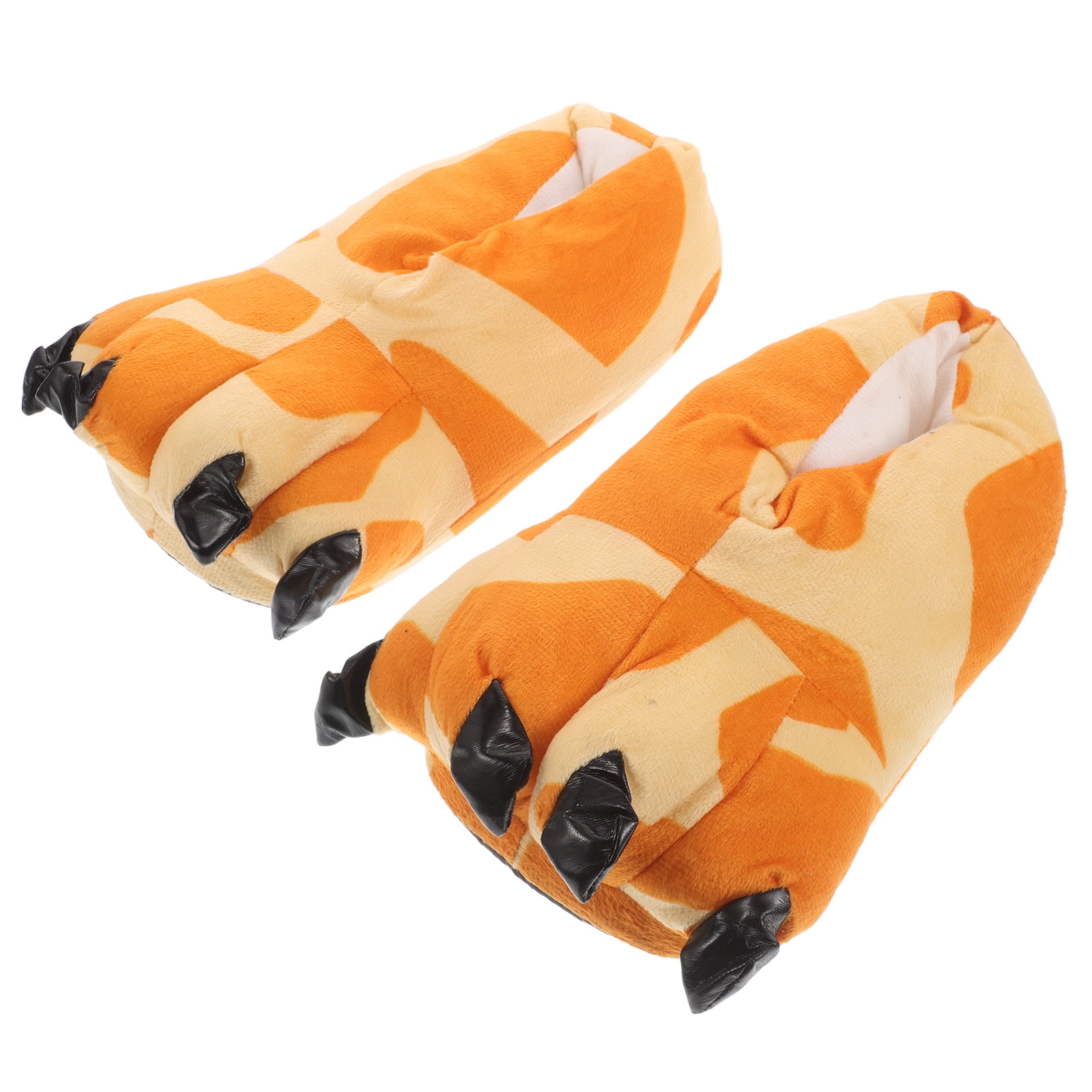 Zehuanyu 1 Pair Fun Cozy Animal Paw Slippers Unisex Claw Slippers ...
