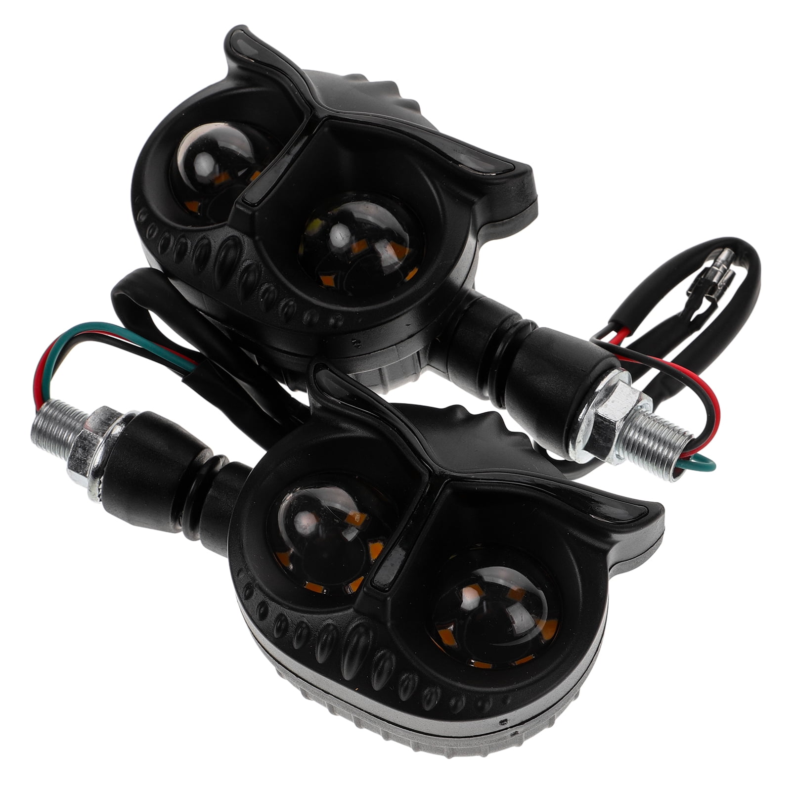 RENACLIPY LED Motorcycle Lights 1 Pair Black for Daytime Running Light ...