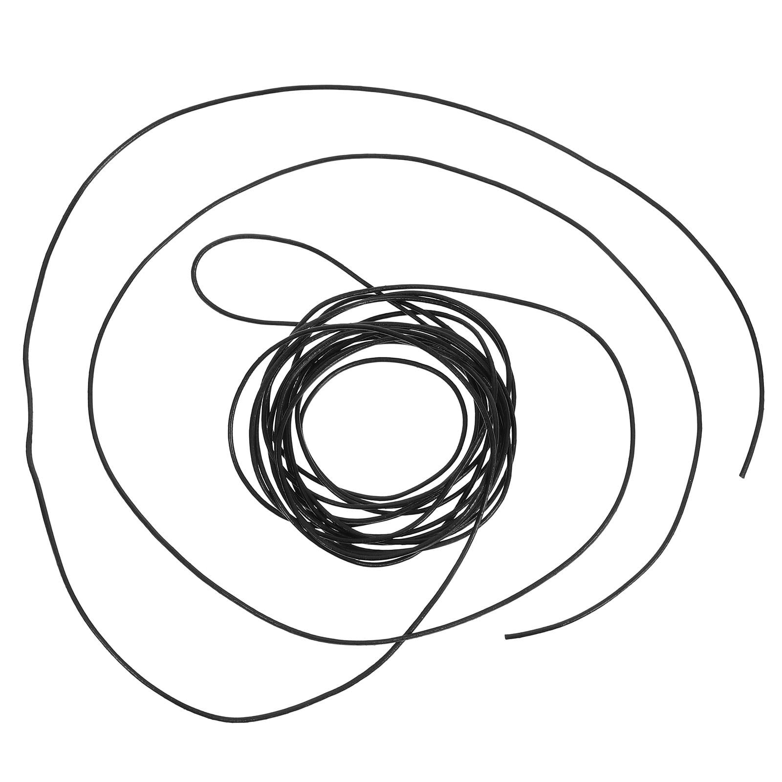 Zehuanyu 1 Roll Cowhide Round Cord Cowhide String Cord Braiding Rope ...