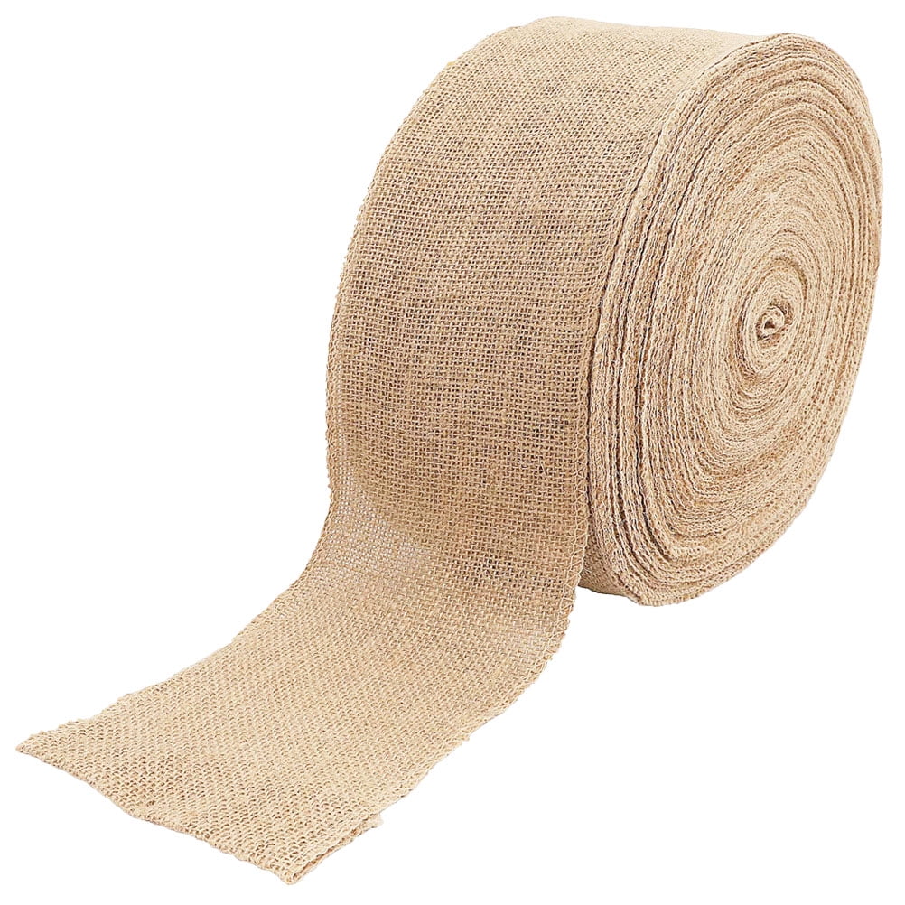 Zehuanyu 1 Roll Weaving Ribbon Jute Cloth Ribbon for DIY Crafts Party ...