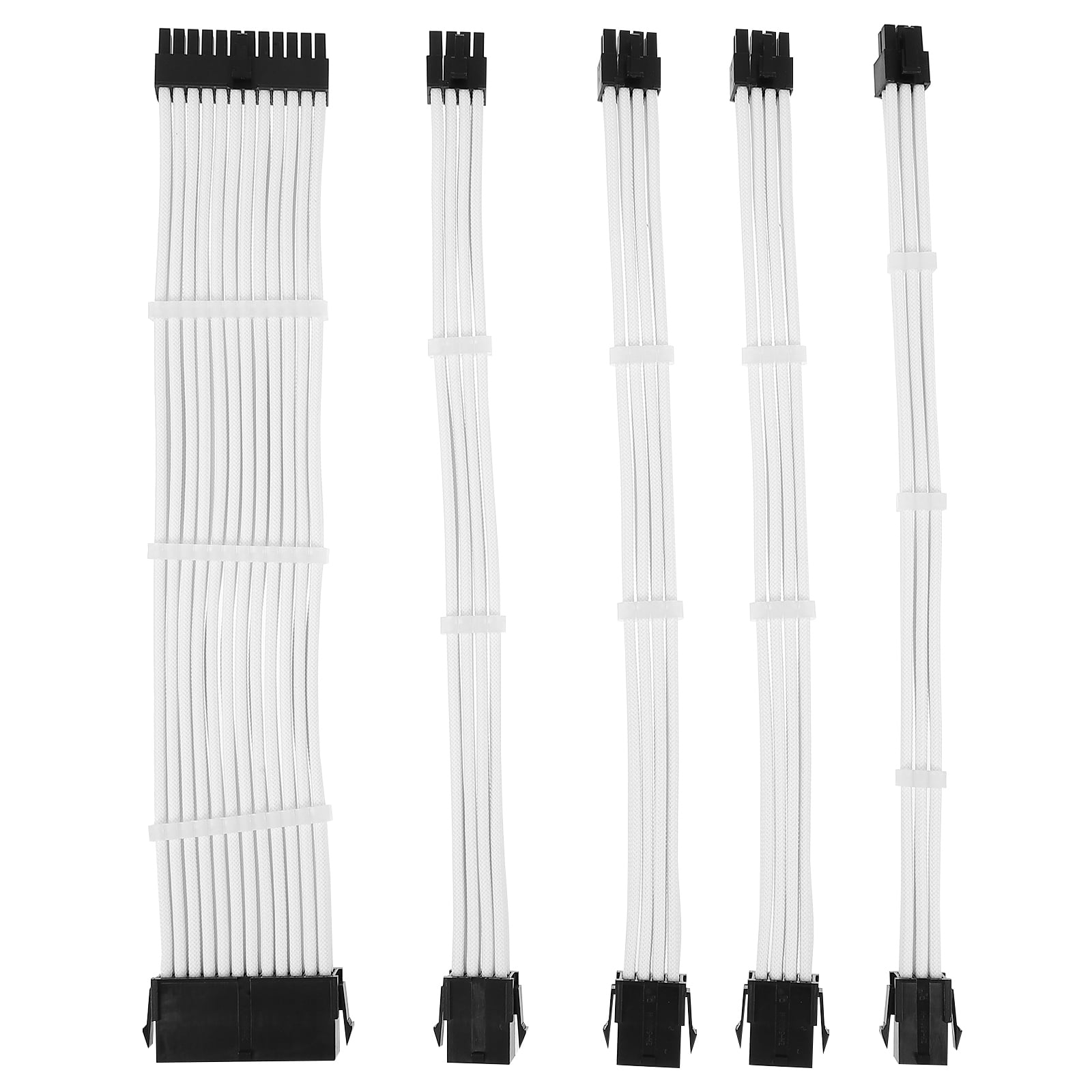 Zehuanyu 1 Set ATX Sleeved Cable Extension Kit PCIe GPU Extension Wire ...
