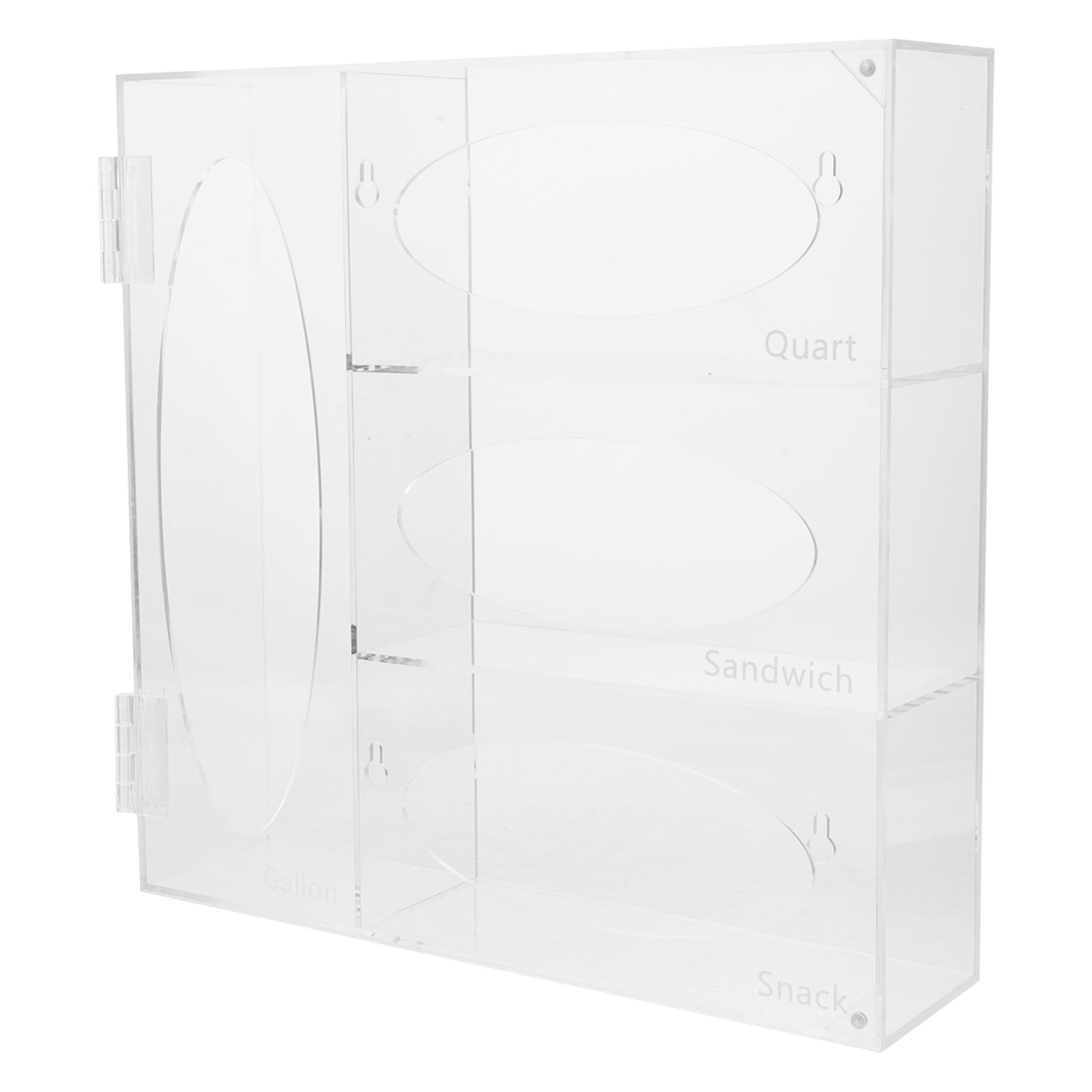 Zehuanyu 1 Set Acrylic Mask Dispenser Wall Mount Mask Dispenser Clear ...