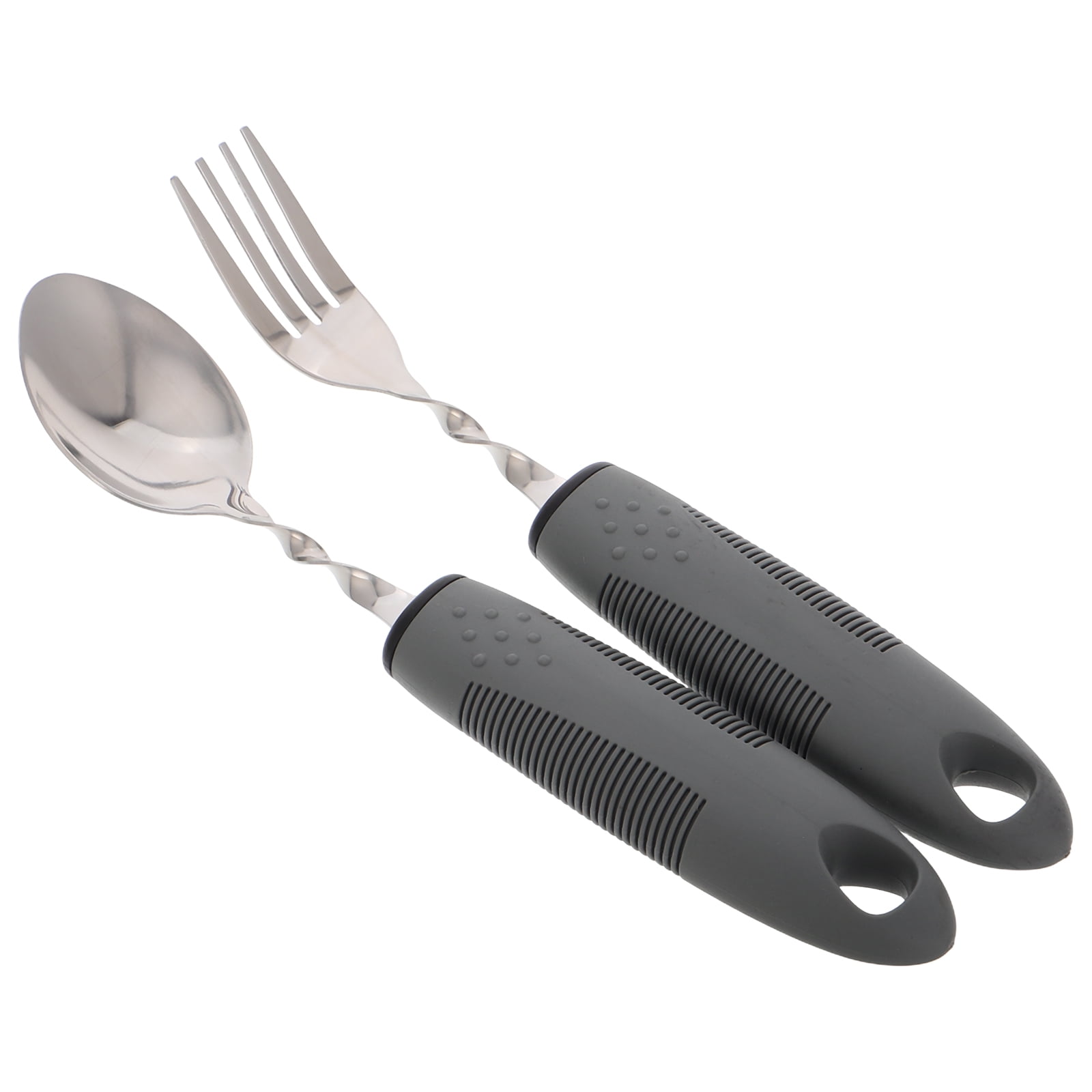 Zehuanyu 1 Set Weighted Adaptive Utensils for Elderly - Stainless Steel ...