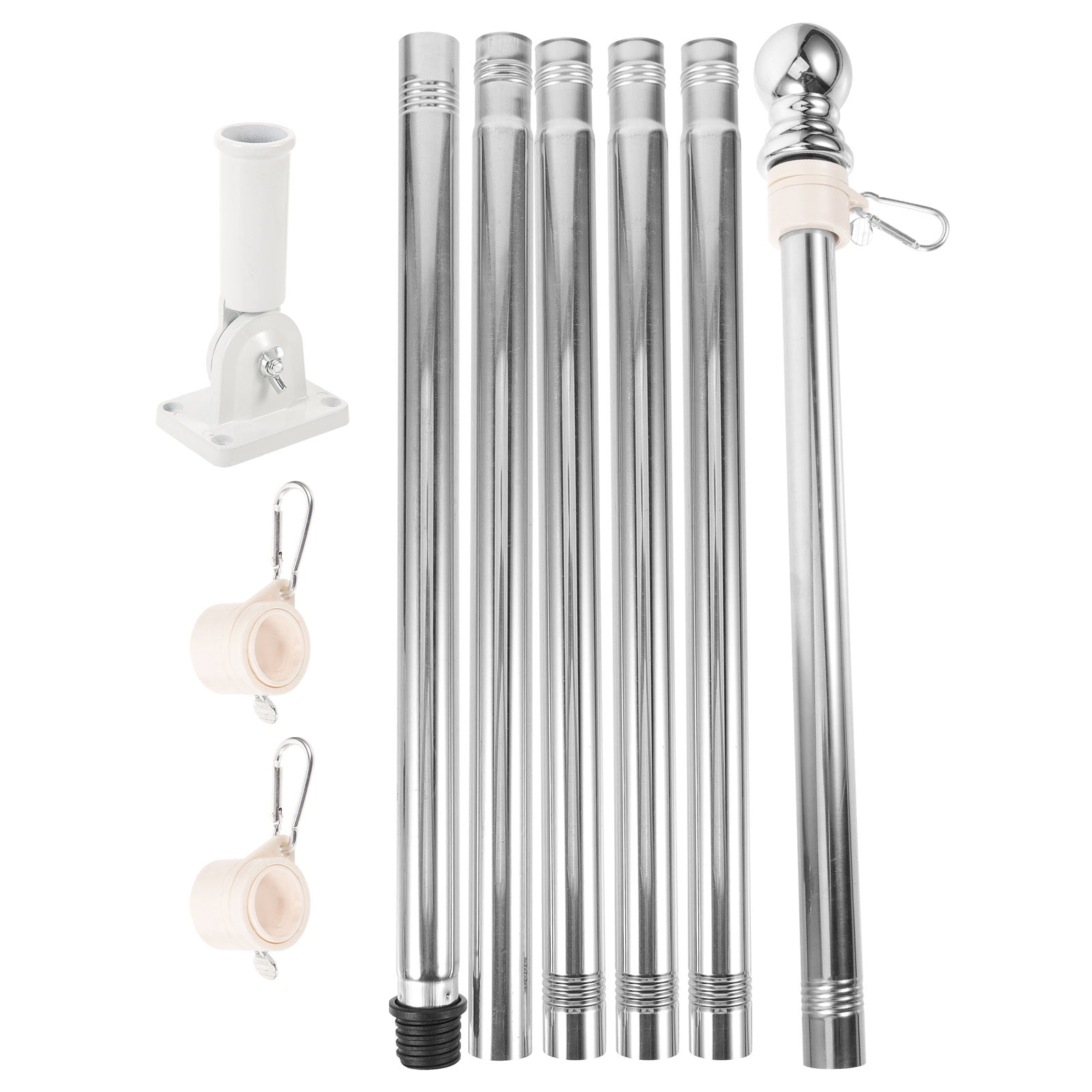 Zehuanyu 1 Set Adjustable Flag Pole Outdoor Flag Pole Mounting Bracket ...