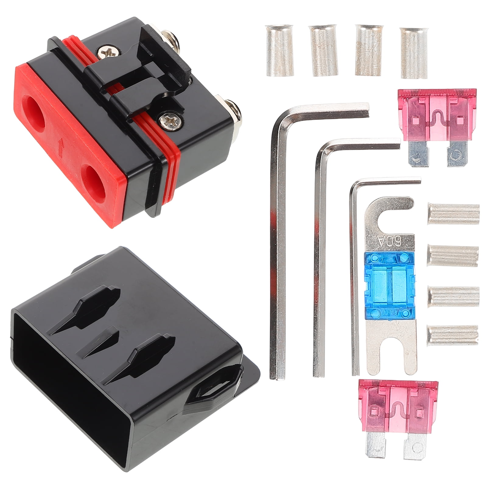 Zehuanyu 1 Set of Automotive Audio Fuse Holder Amplifier Fuse Holder ...