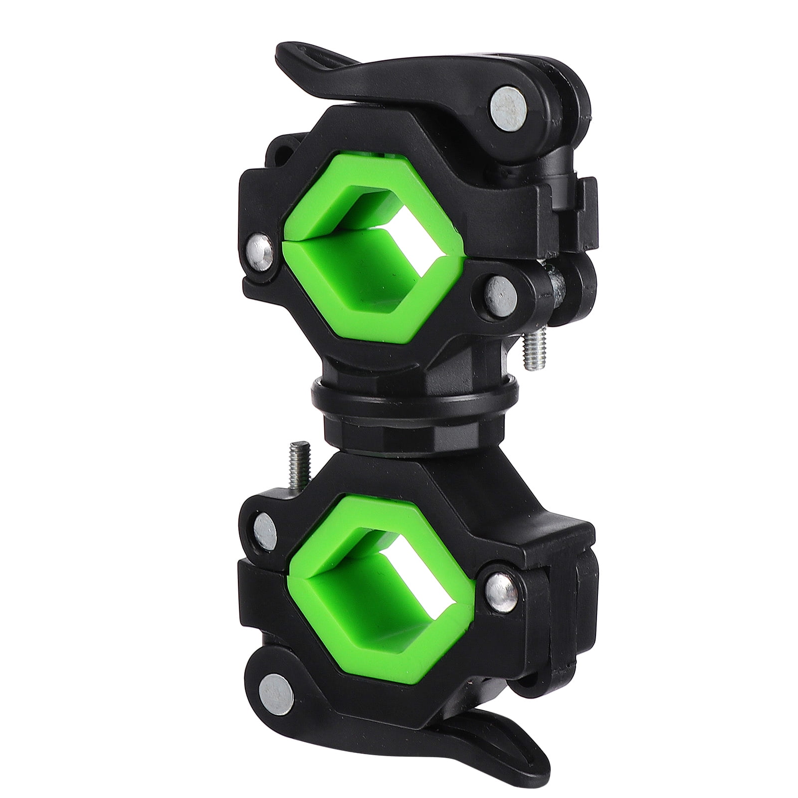 Zehuanyu 1 Set Bike Flashlight Holder Rotation Clip Clamp Flashlight ...