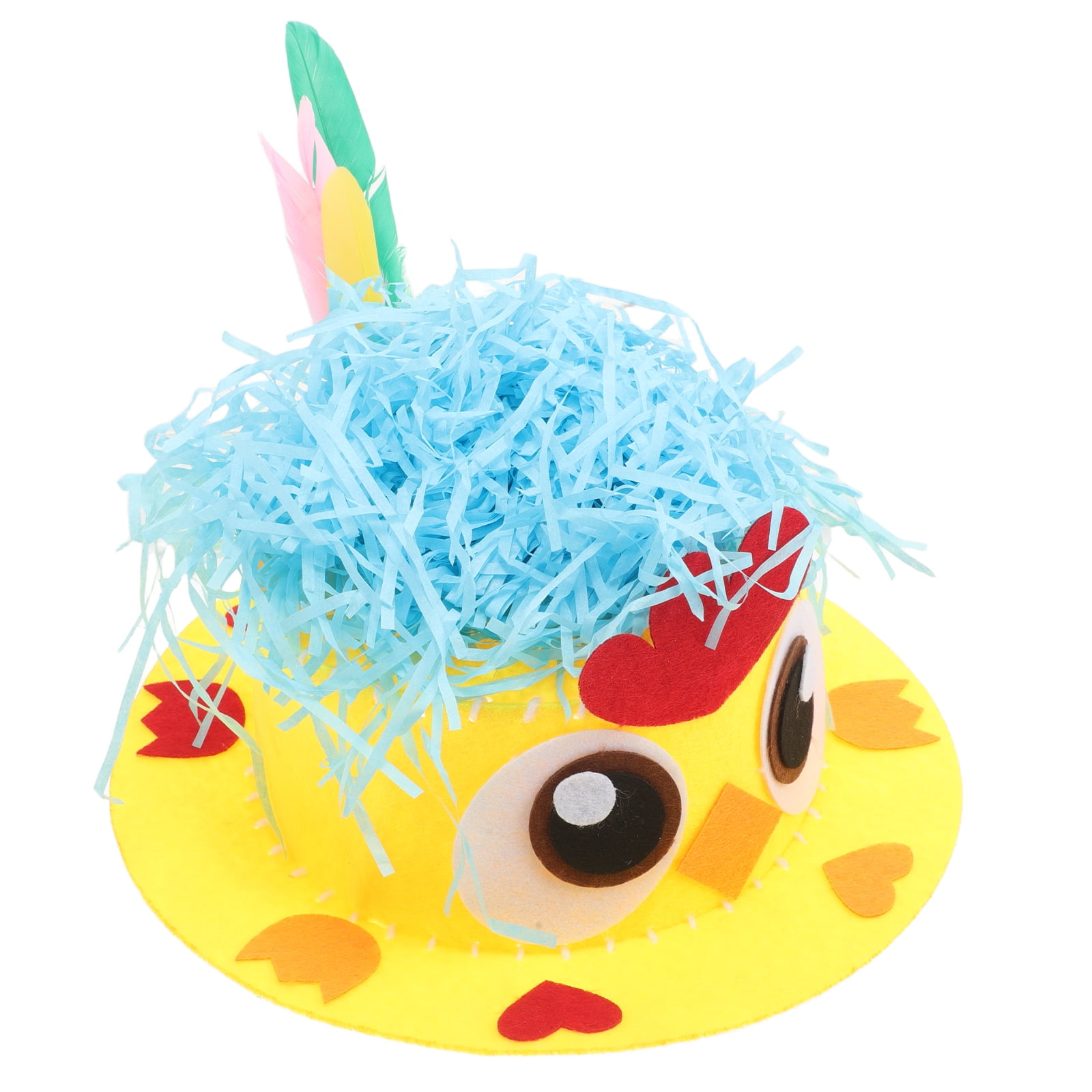 Zehuanyu 1 Set Children DIY Easter Hat Kit for Toddler Girls Easter Egg ...