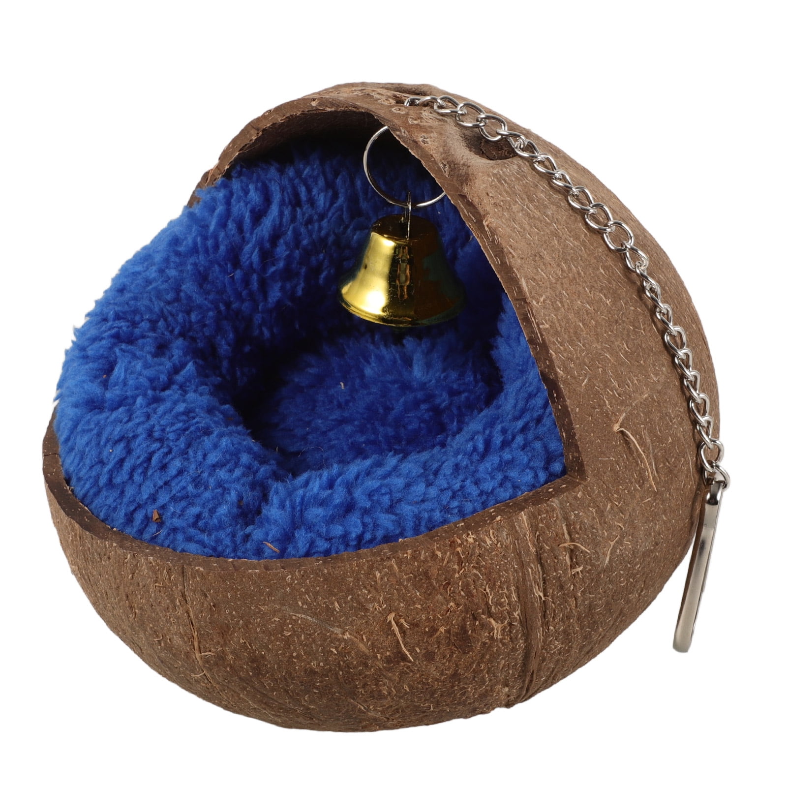 Zehuanyu 1 Set Coconuts Shell Parrot Nest Bird Bed Warm Bird Nest with ...