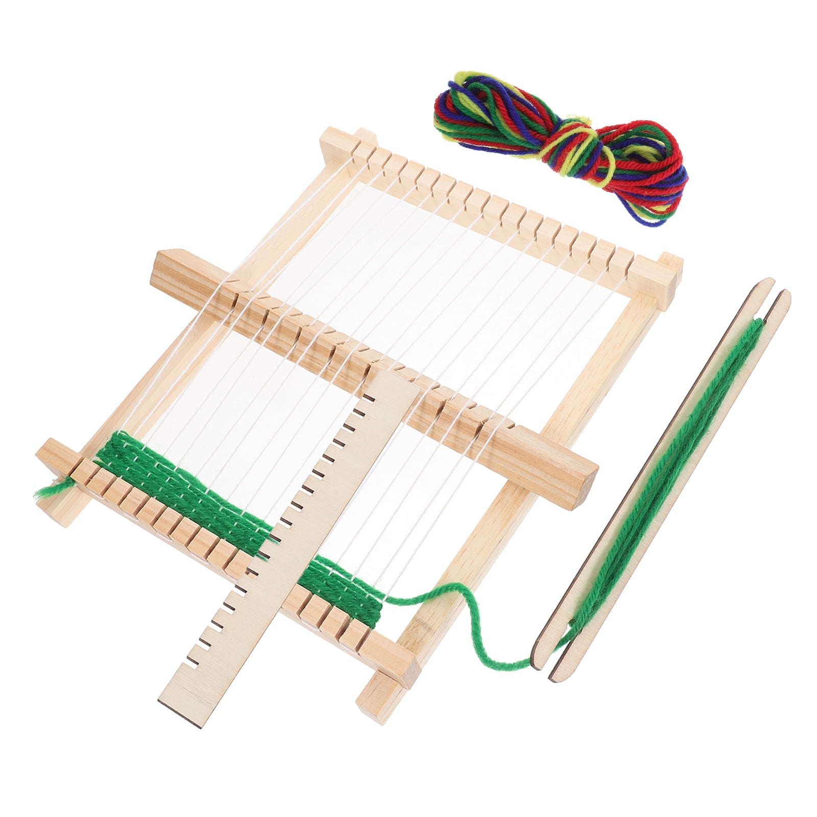 Zehuanyu 1 Set Handcraft Weaving Device DIY Knitting Loom Wooden Frame ...