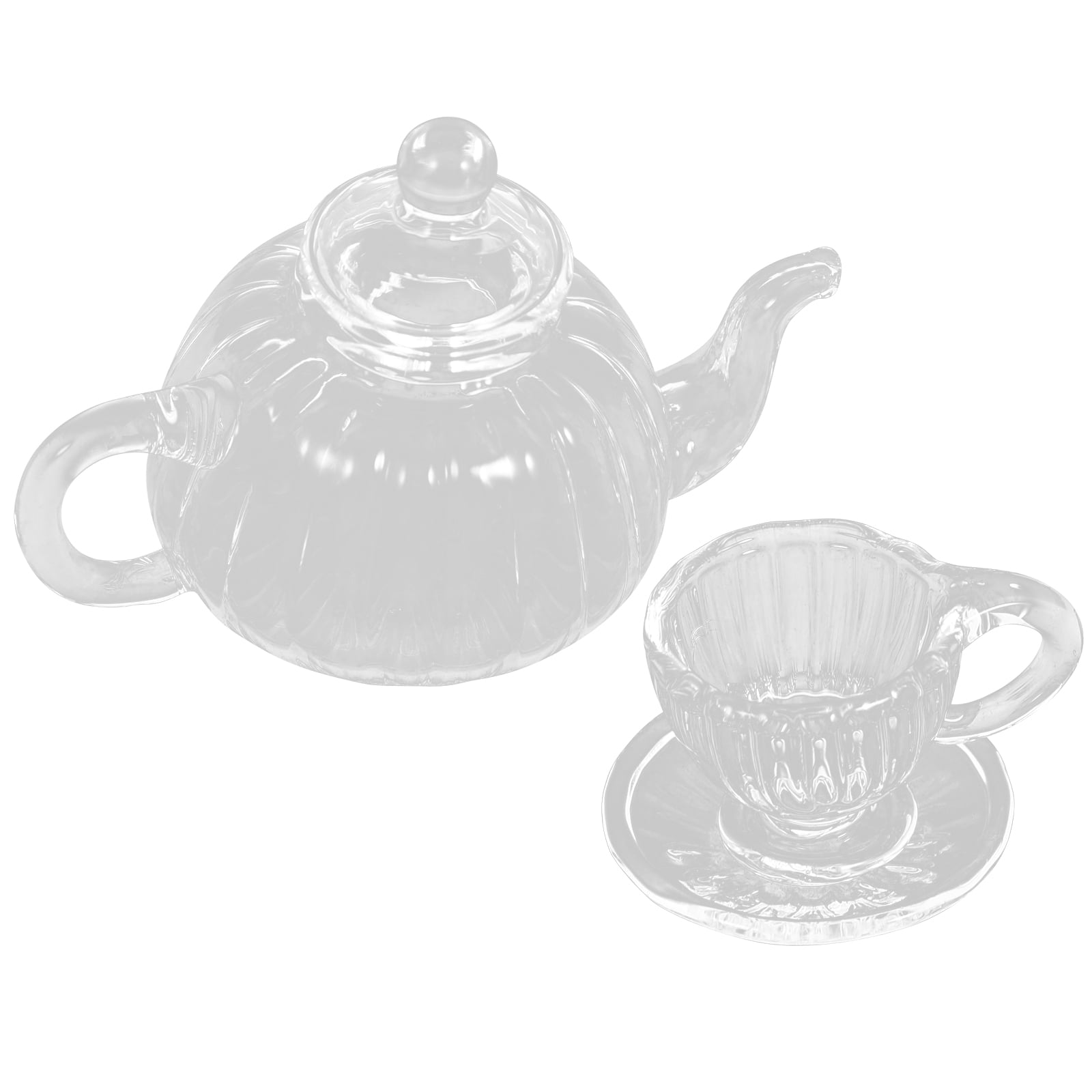 Zehuanyu 1 Set Miniature Glass Utensils Small Coffee Cup Coffee Pot ...