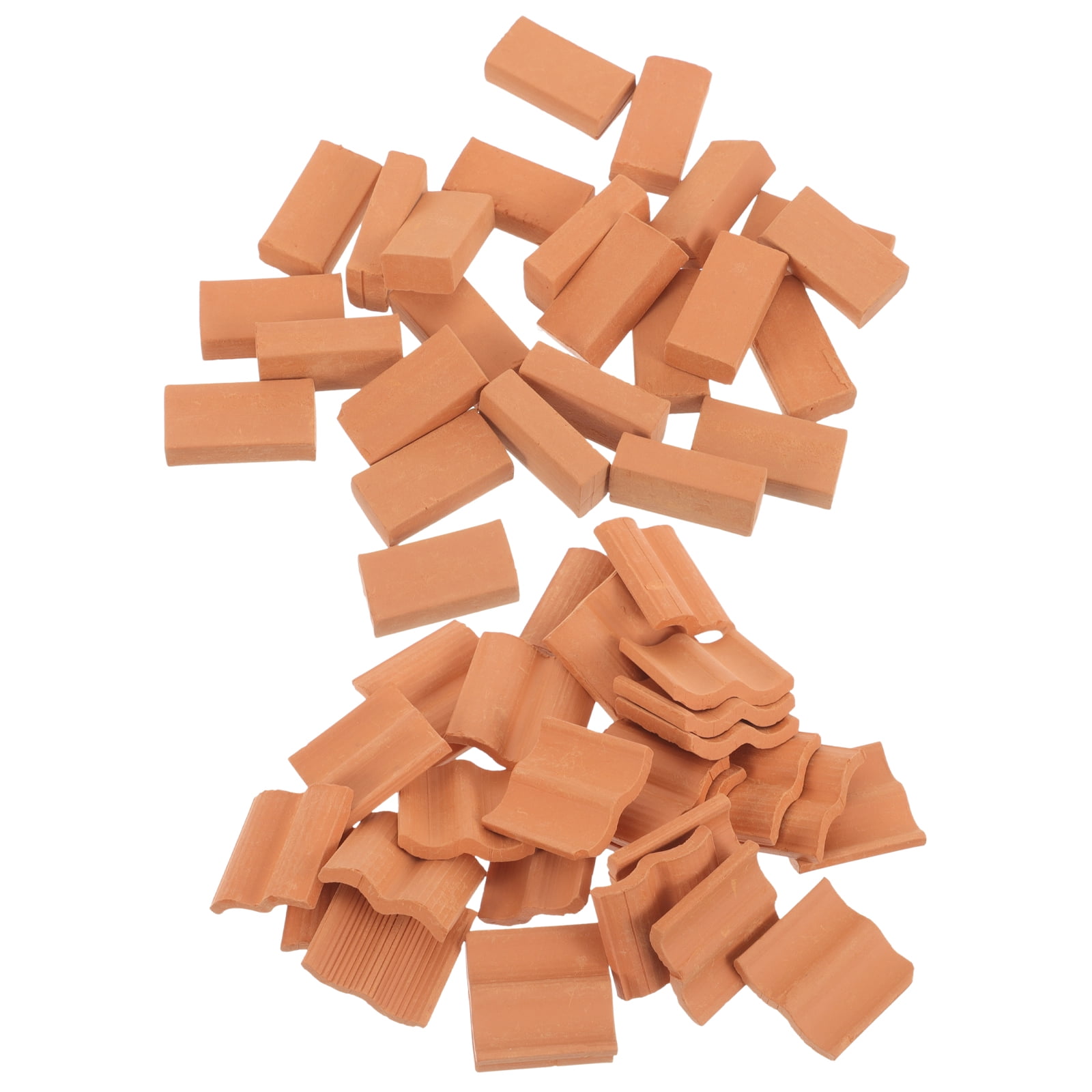 Zehuanyu 1 Set Miniature Roof Tiles Micro Roof Tiles Bricks Decor Micro ...