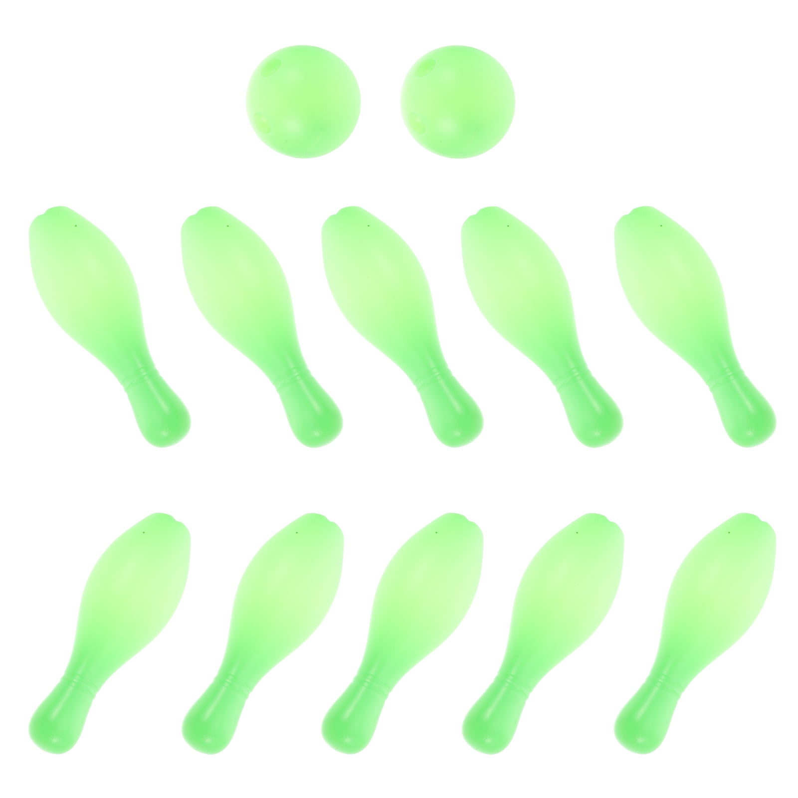 Zehuanyu 1 Set Of Glow In The Dark Toy Bowling Set With Plastic Pins ...
