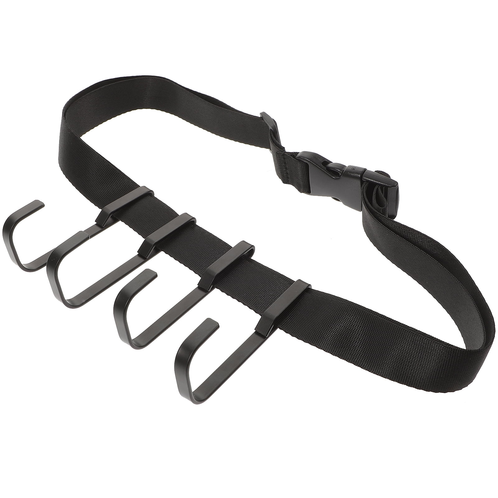 HEMOTON 1Set Black Nylon Metal Tree Stand Strap Hooks for Hunting ...