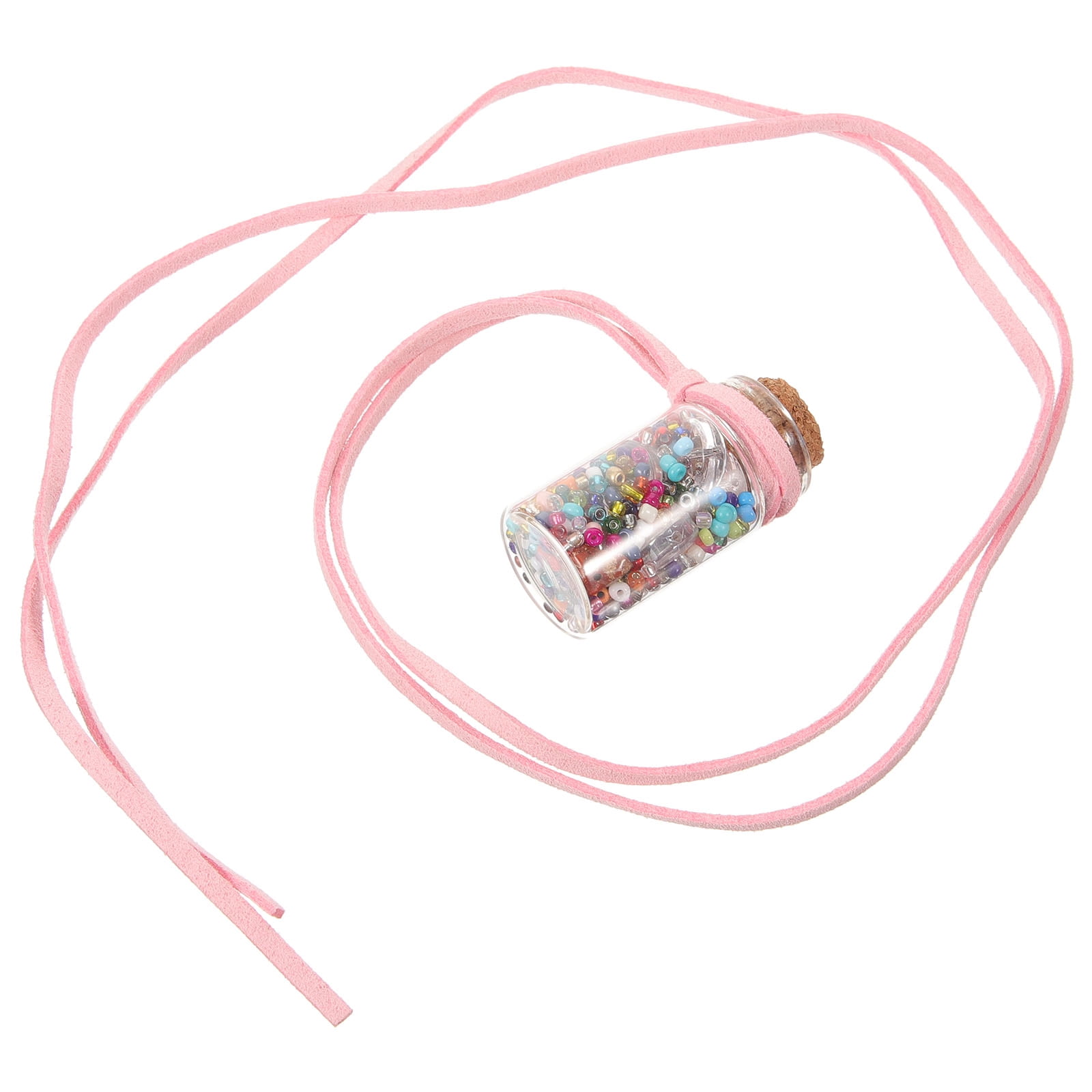 Zehuanyu 1 Set of Beads Bottle In Glass Bottle Mini Wishing Bottle ...