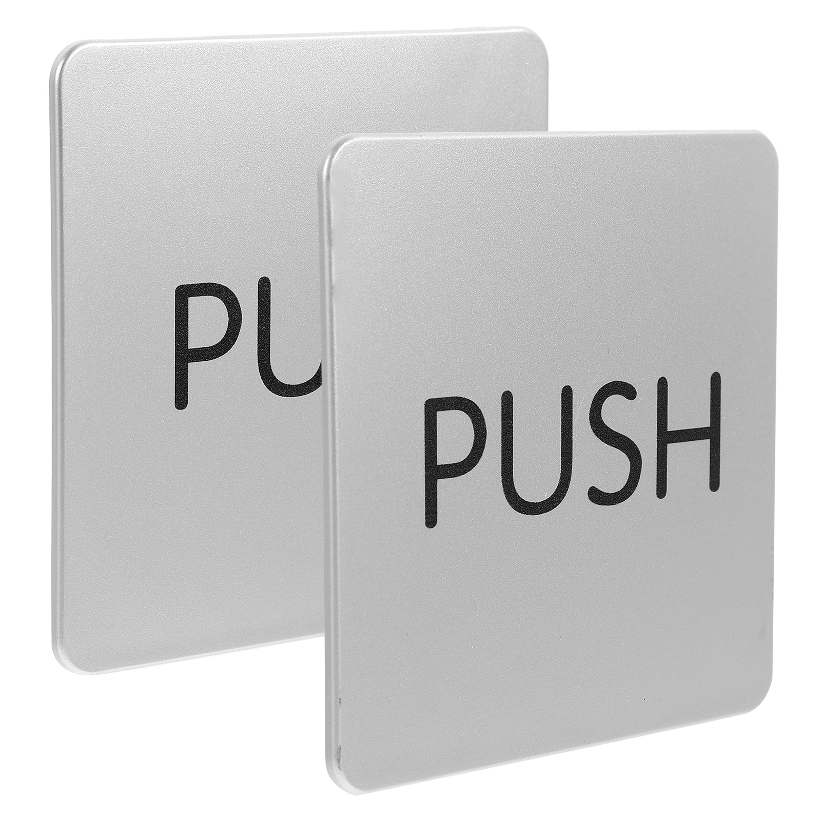 Zehuanyu 1 Set of Glass Door Signs Acrylic Pull Push Door Signs Door ...