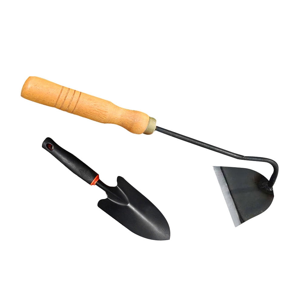 Zehuanyu 1 Set of Wooden Handheld Hoe Iron Head Hoe Farm Weeding Shovel ...