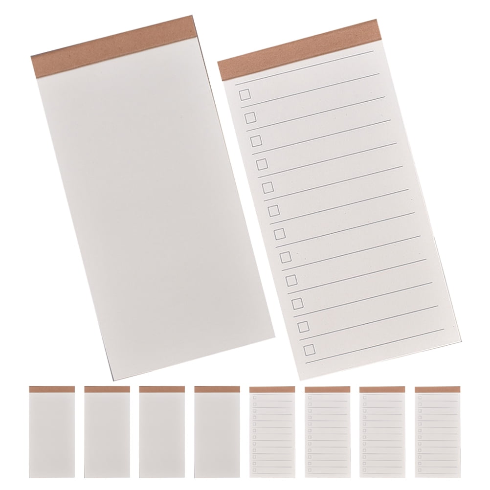 Zehuanyu 10 Books Undated Planner Notepad Tear Off Notepad Portable ...