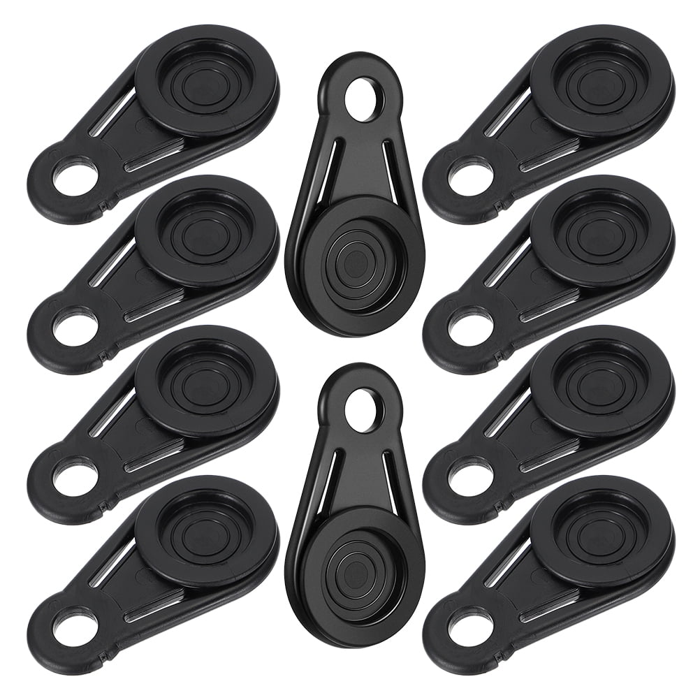 HEMOTON 10PCS Tarp Clips for Camping Sun Shade Heavy Duty Fasteners ...