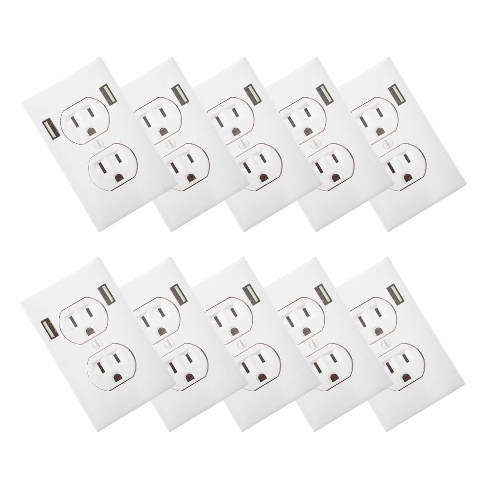 DEEPCRAFF 10PCS Prank Stuff Vinyl Fake Electrical Outlet Stickers ...