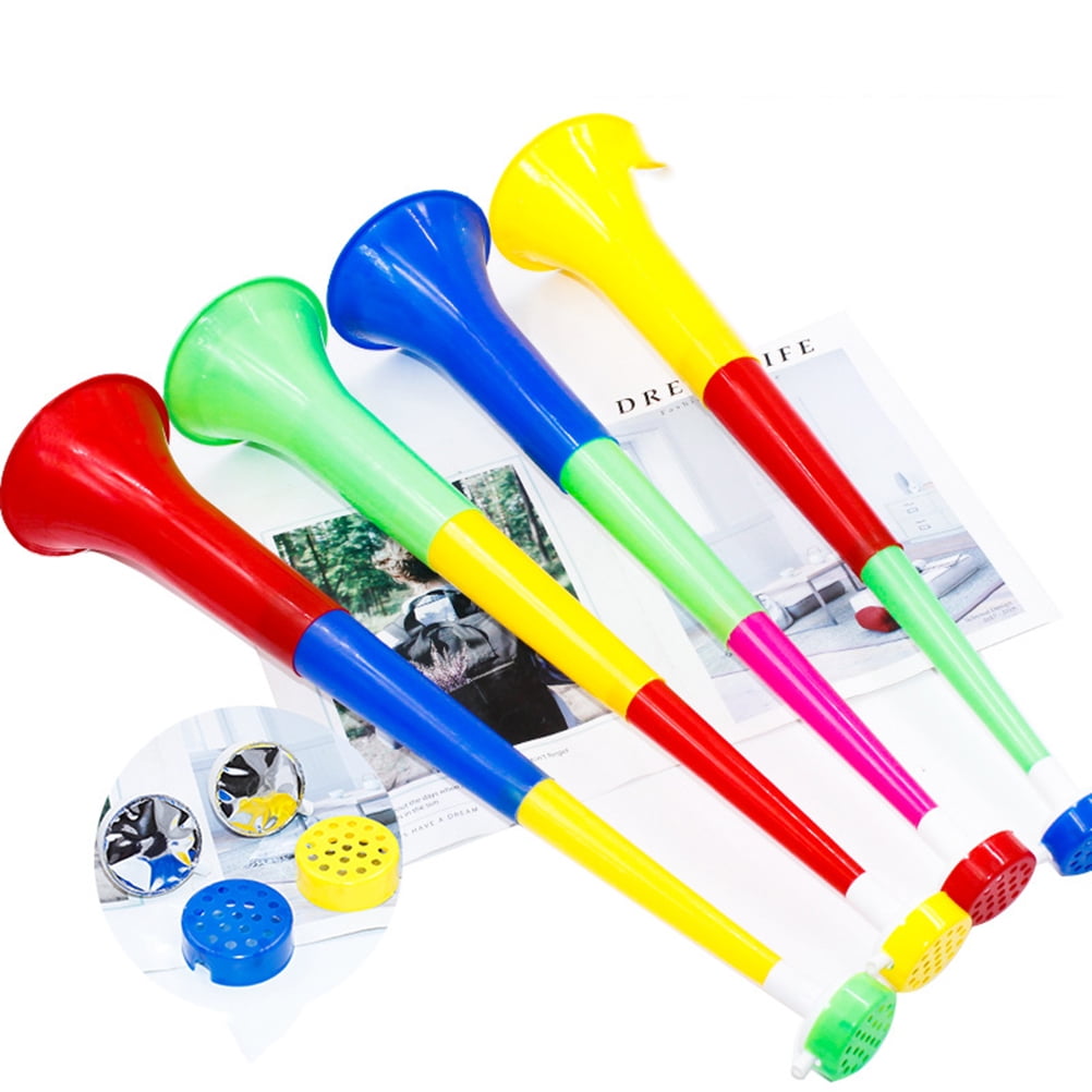 Zehuanyu 10 PCs 3 Sections Large Telescopic Trumpet Plastic Promotional ...