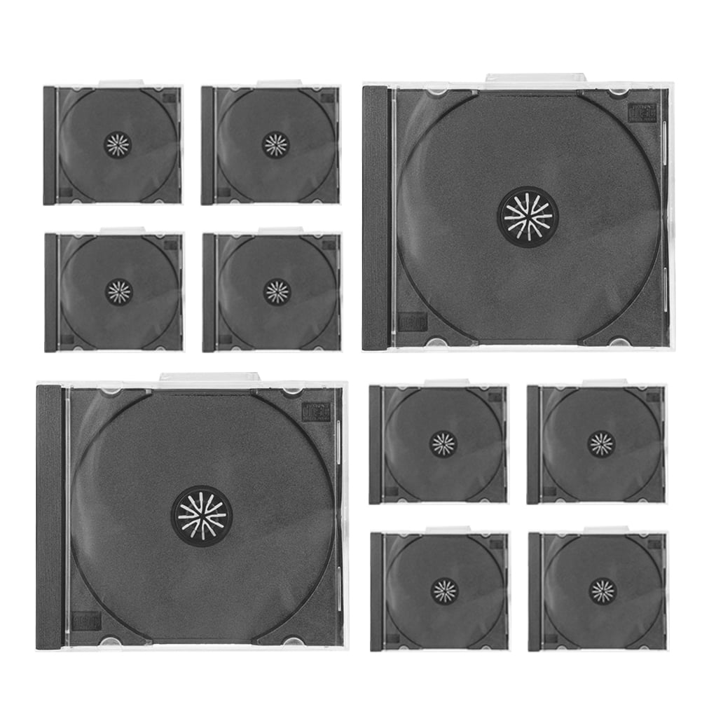 Zehuanyu 10 Pcs CD Case Storage DVD Cable Pulleys Display Cabinet ...