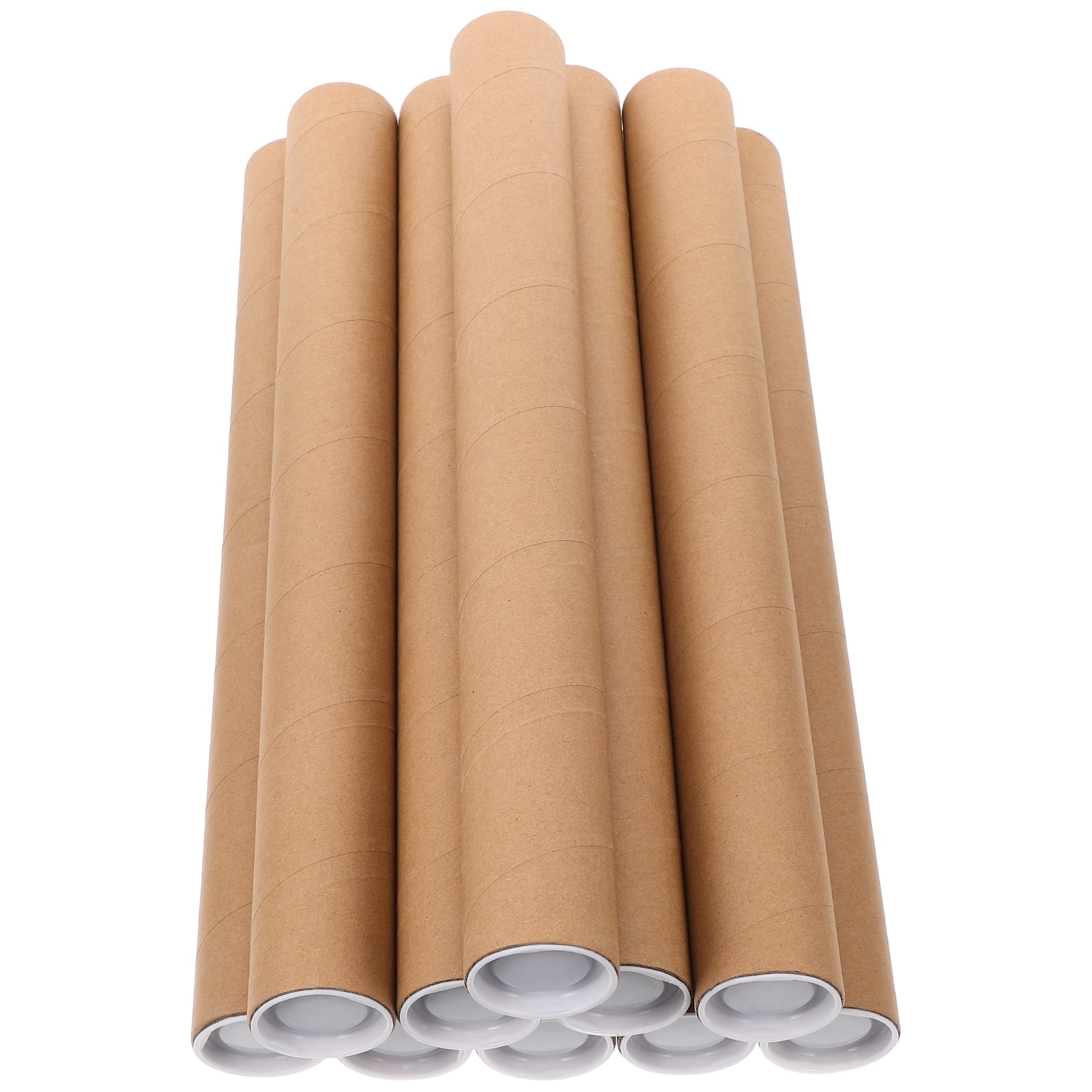 DEEPCRAFF Sturdy Round Tube Mailer for Blueprints and Documents - Khaki ...