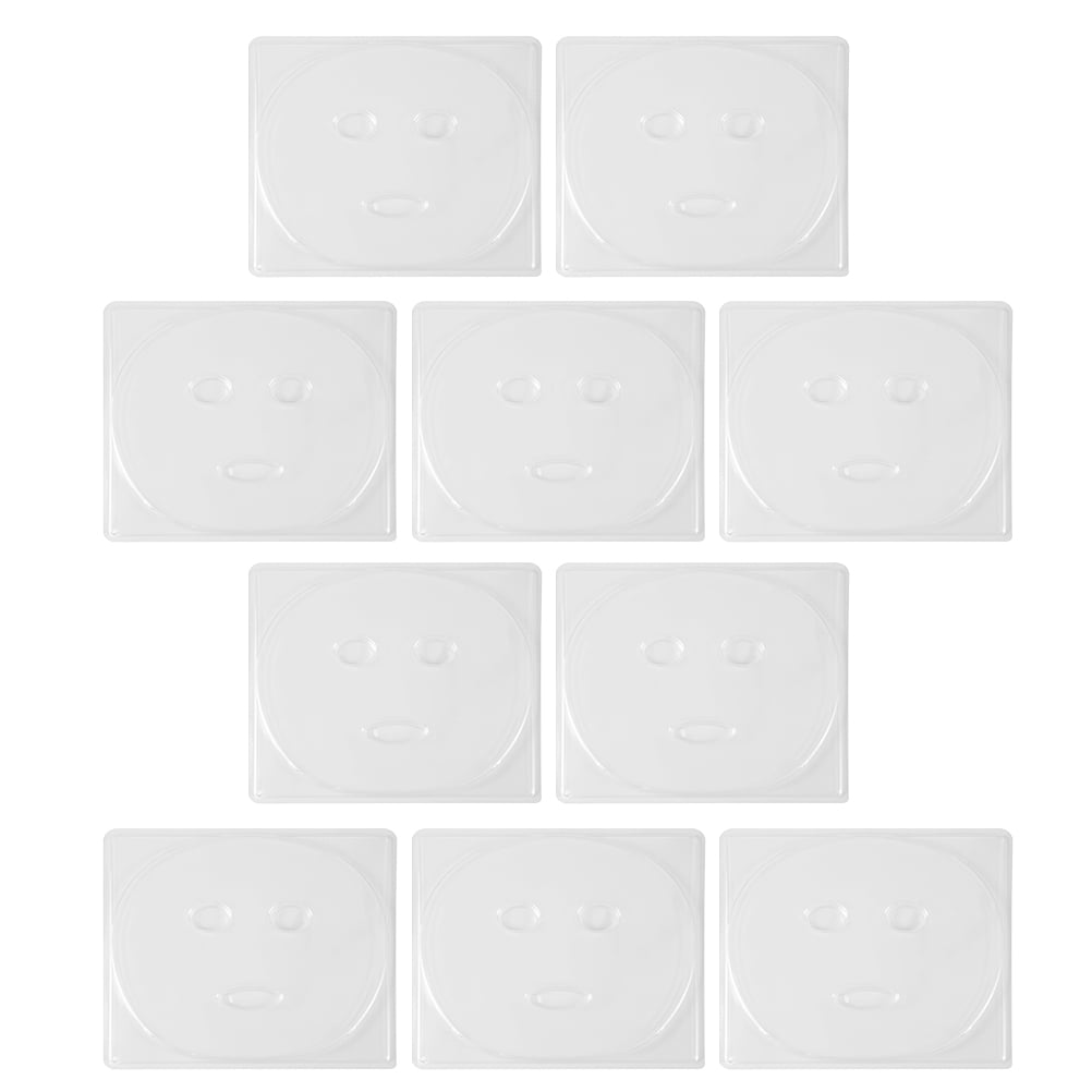 Zehuanyu 10 Pcs Cream Making Tool Mask Mold Reusable Face PVC Miss ...