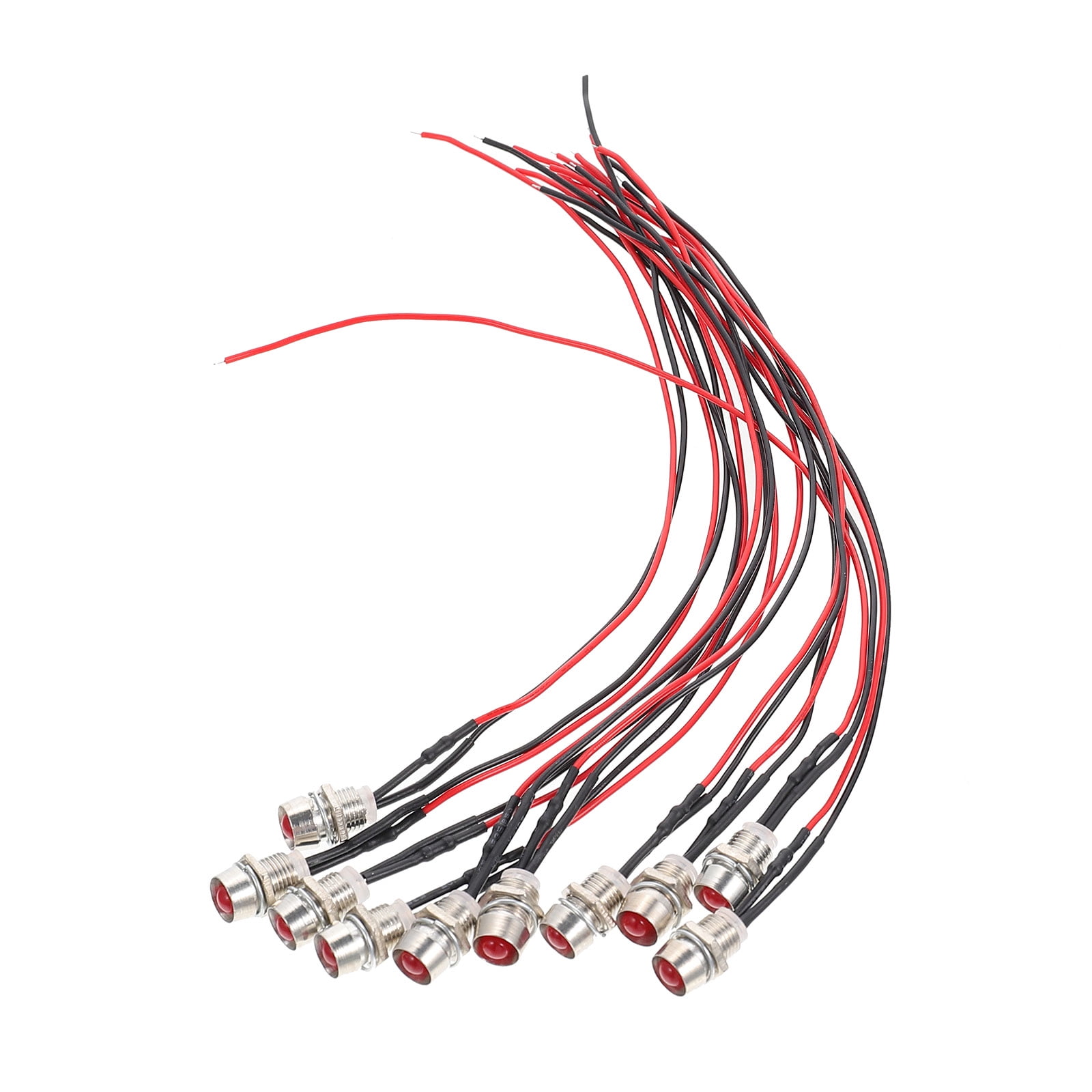 Zehuanyu 10 Pcs Directional Wire Signal Lamp LED Pilot Light Daytime ...