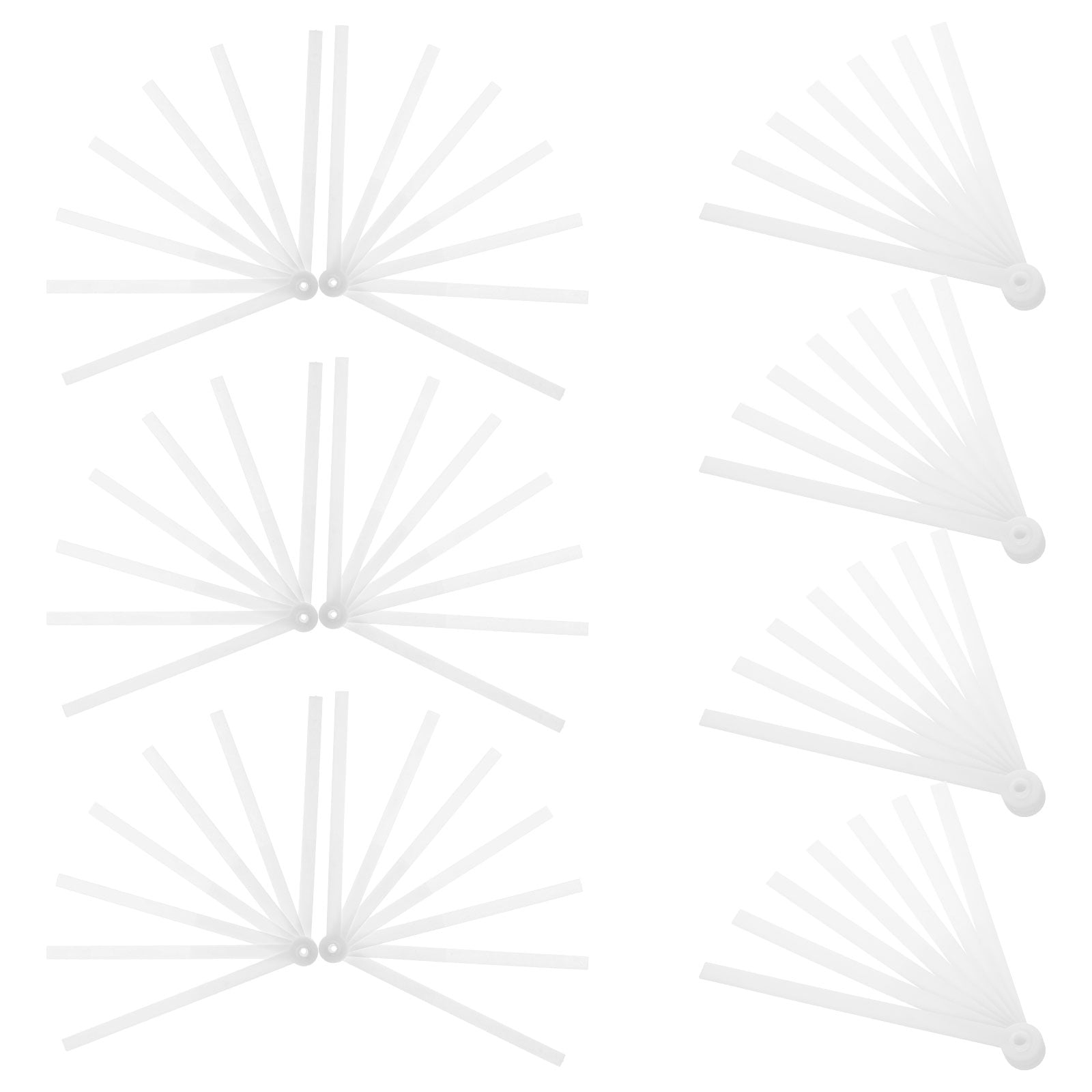 Zehuanyu 10 Pcs Folding Hand Fan Frame for DIY Projects Making Frame ...