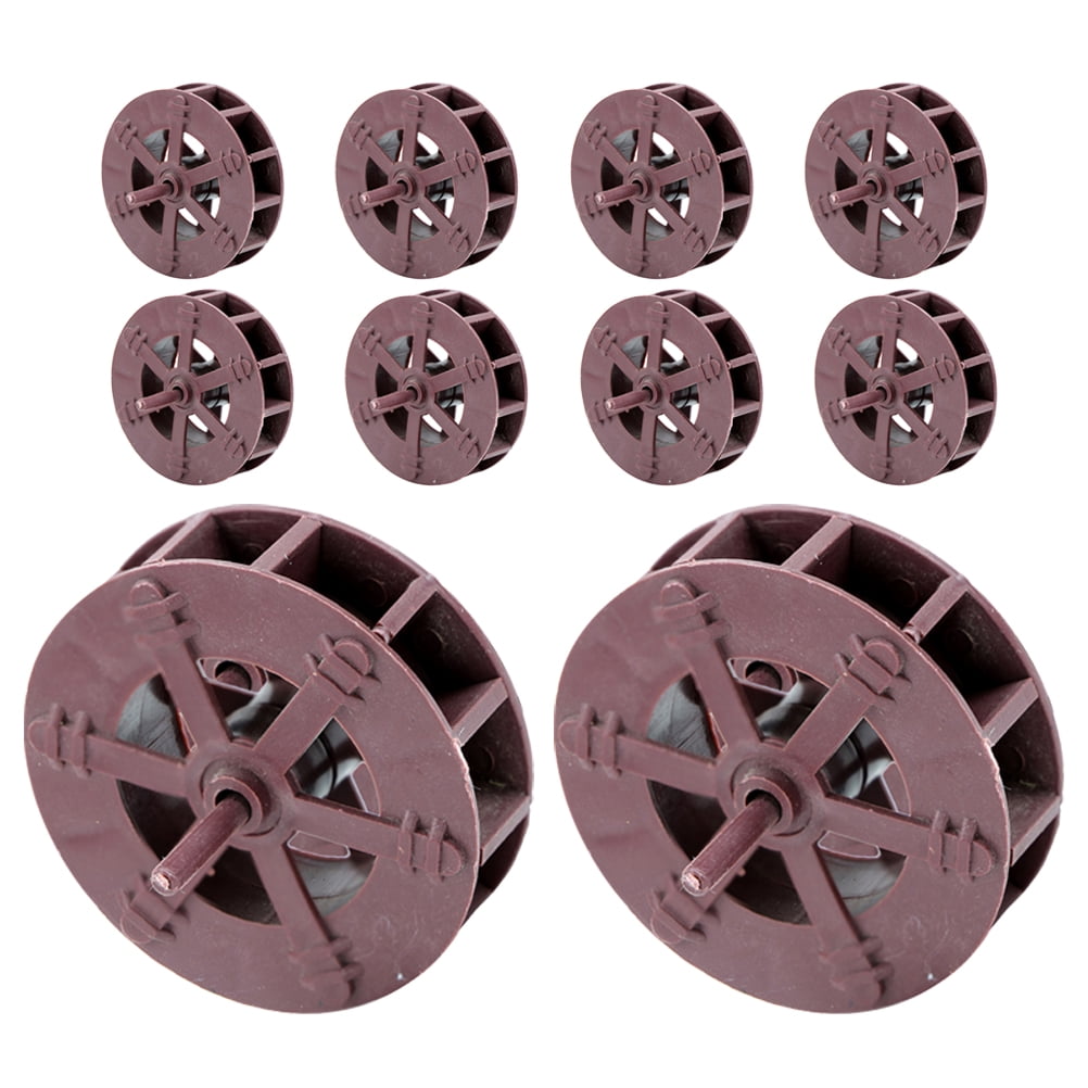 Zehuanyu 10 Pcs Mini Wheel Aquarium Wheels Decor Cuddly Toy Miniature ...