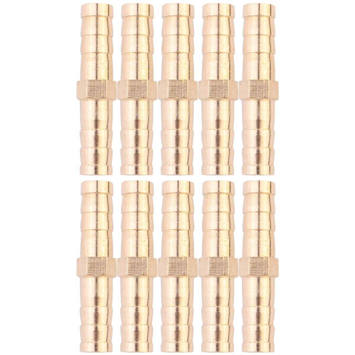 Zehuanyu 10 Pcs Natural Gas Pipe Fittings Barbed Tube Adapter Connector ...