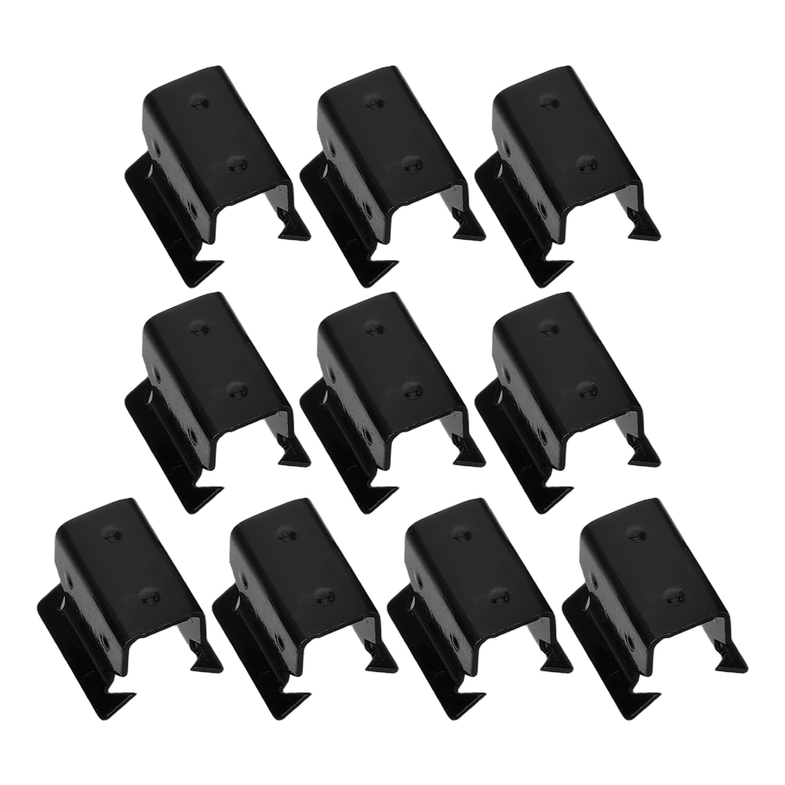 SOPOTUTU 10Pcs Black Metal Retaining Clips for Car Window Rain Gutter ...