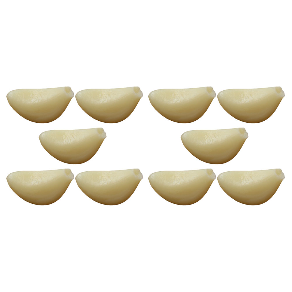 Zehuanyu 10 Pcs Simulated Garlic Granules Fake Clove Models Decoration ...